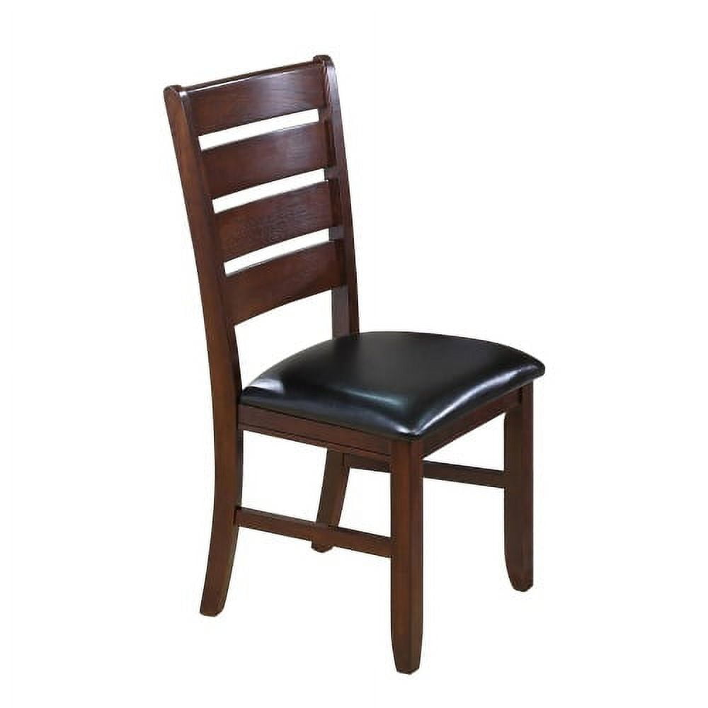 JHOOTUUO Contemporary Style Charcoal Finish Counter Height Dining Chair ...