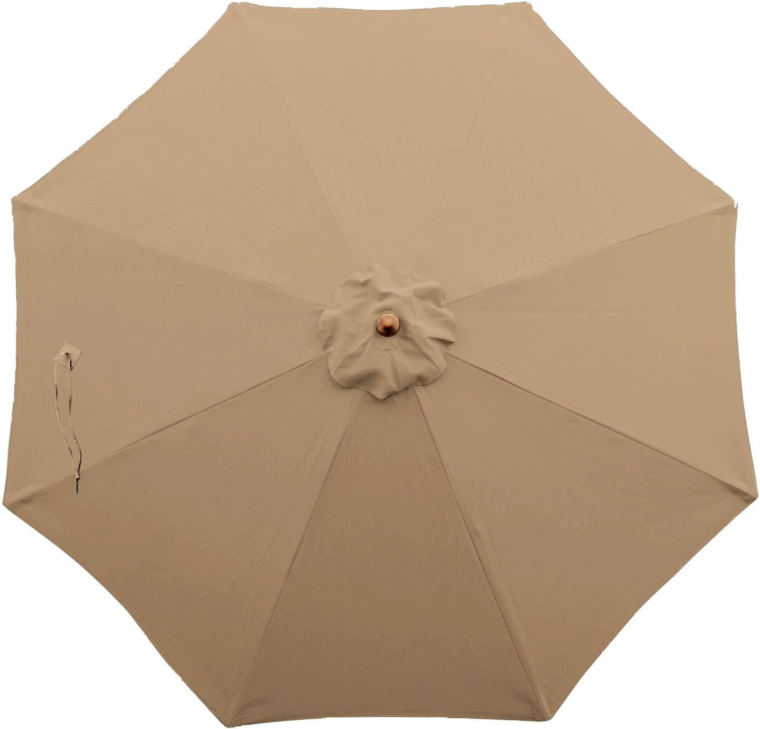 JHOUTR 11 foot 8 Ribs Replacement Umbrella Canopy For Outdoor Octagonal ...