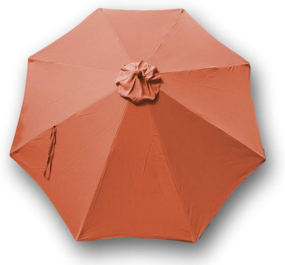 JHOUTR 11 foot 8 Ribs Replacement Umbrella Canopy For Outdoor Octagonal ...