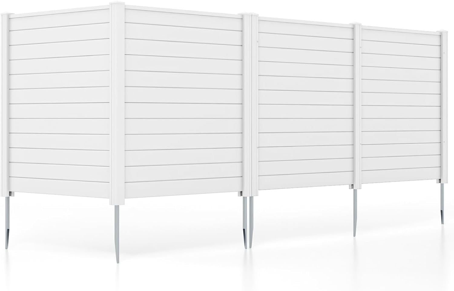 JHOUTR 4-Panel Fence Privacy Screen - 48''W x 48''H Trash Enclosure ...