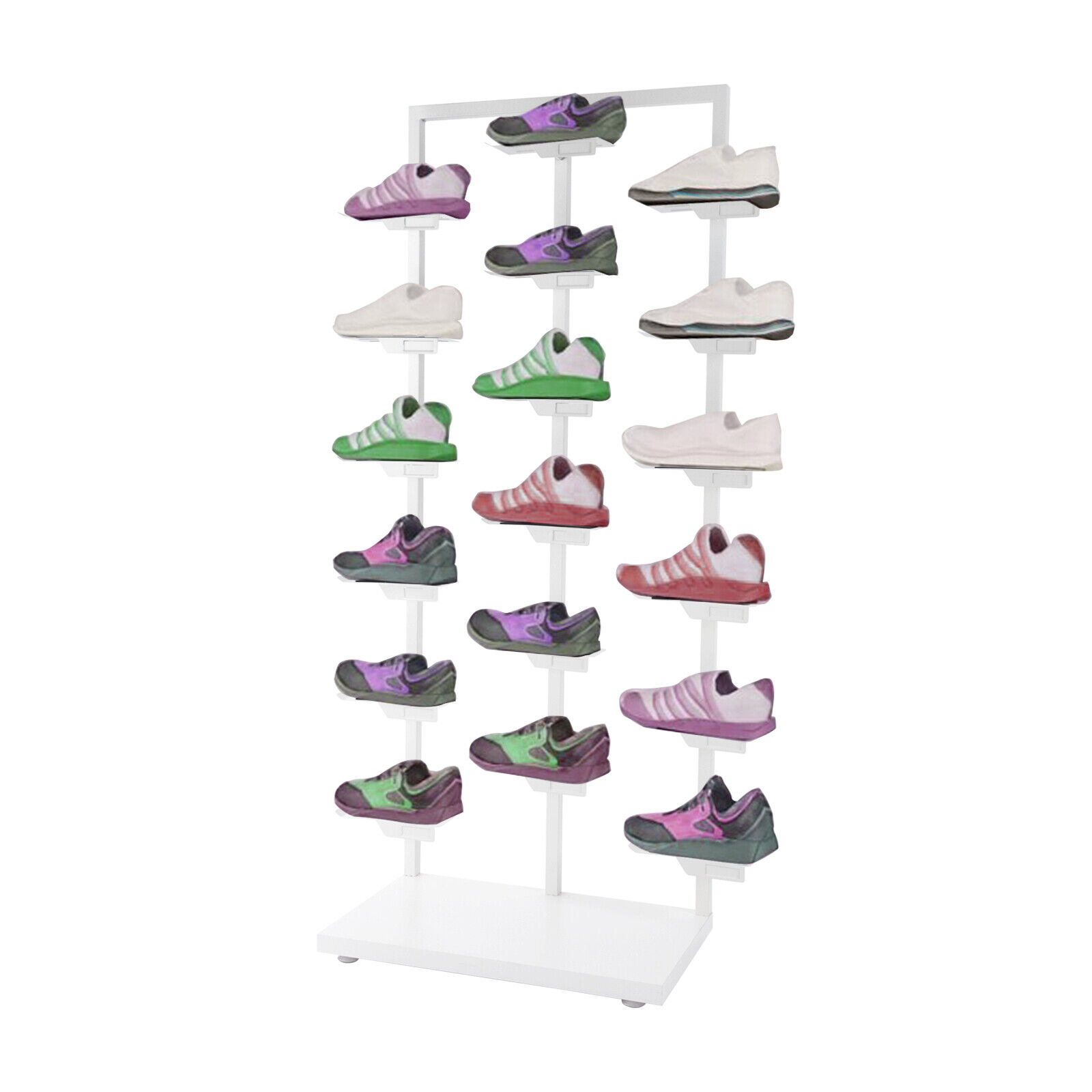 JHOUTR Commercial Store Shoe Rack,Free Standing Shoe Rack,Retail ...