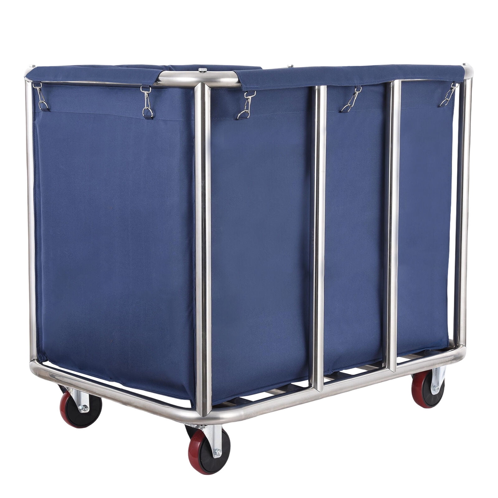 JHOUTR Laundry cart with Wheels,400L Large Laundry Basket with Wheels ...