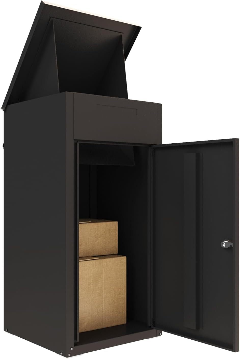 JHOUTR Package Delivery Box for Outside, 38.3" x 16" x 17" Lockable ...