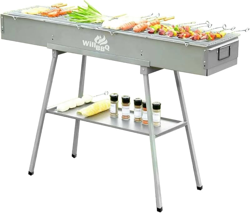 JHSM Charcoal Grills Commercial Quality Portable Multiple Size Hibachi ...