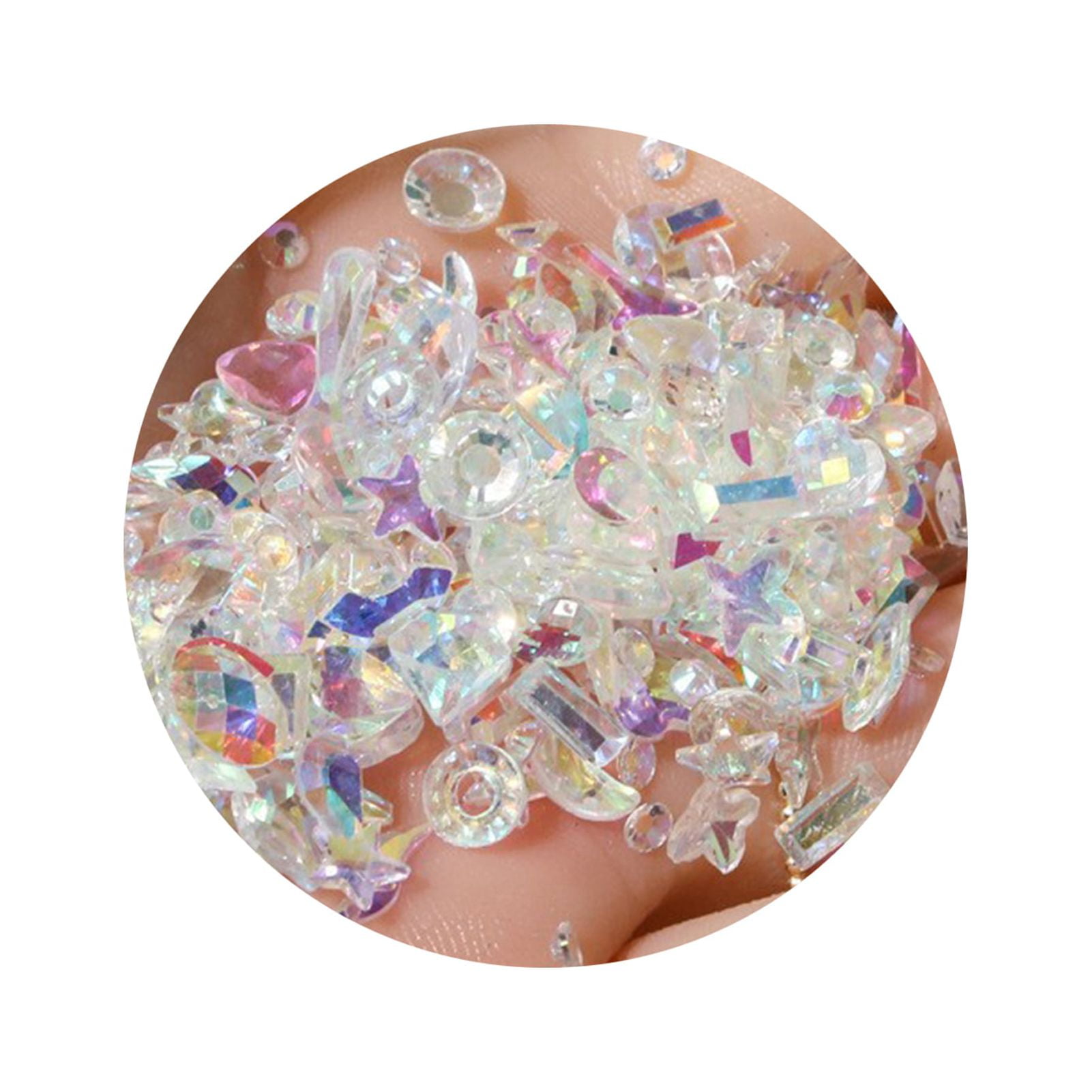 JHTongC 1 Box Nail Decoration Irregular Shape Shiny Visual Effect Vivid ...