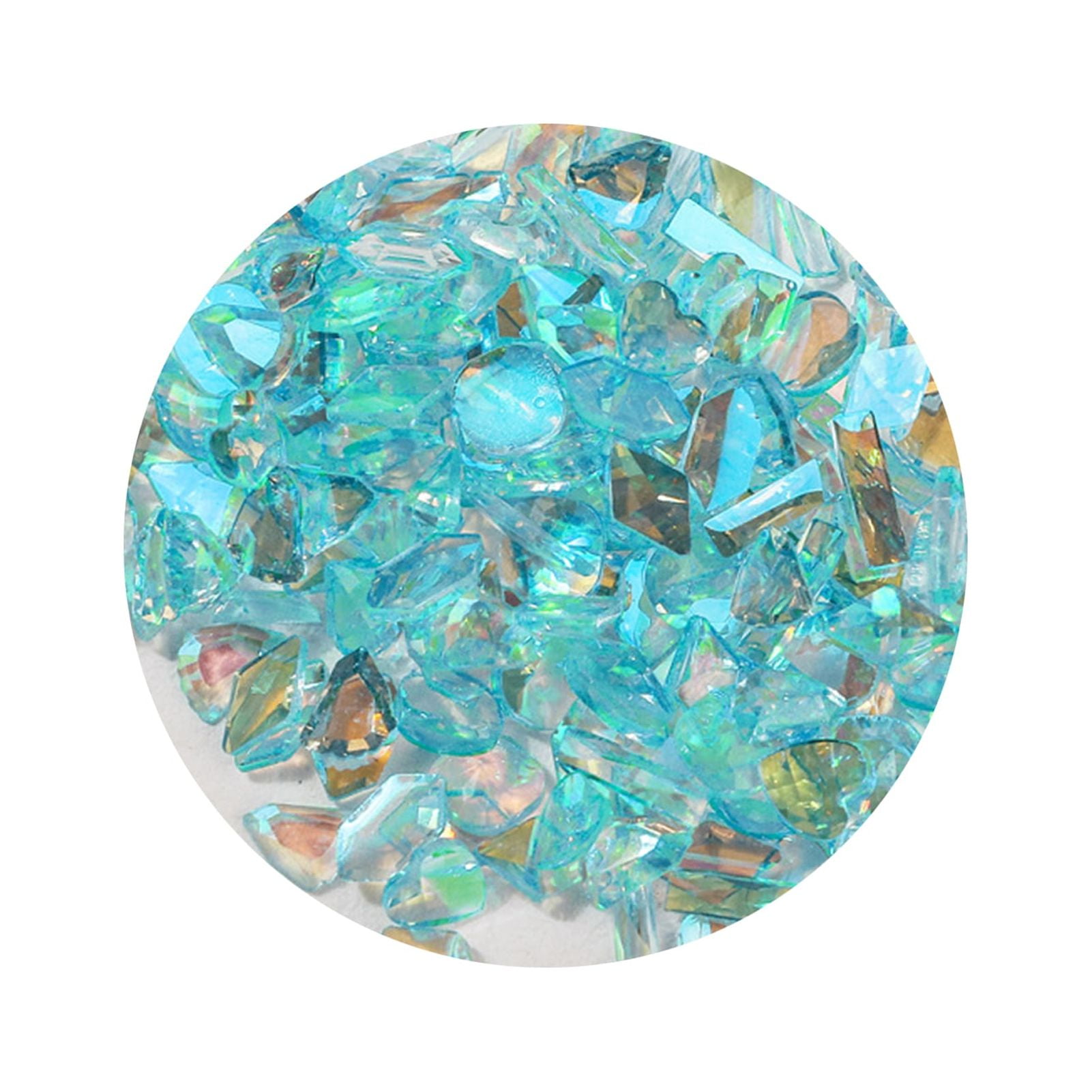 JHTongC 1 Box Nail Decoration Irregular Shape Shiny Visual Effect Vivid ...