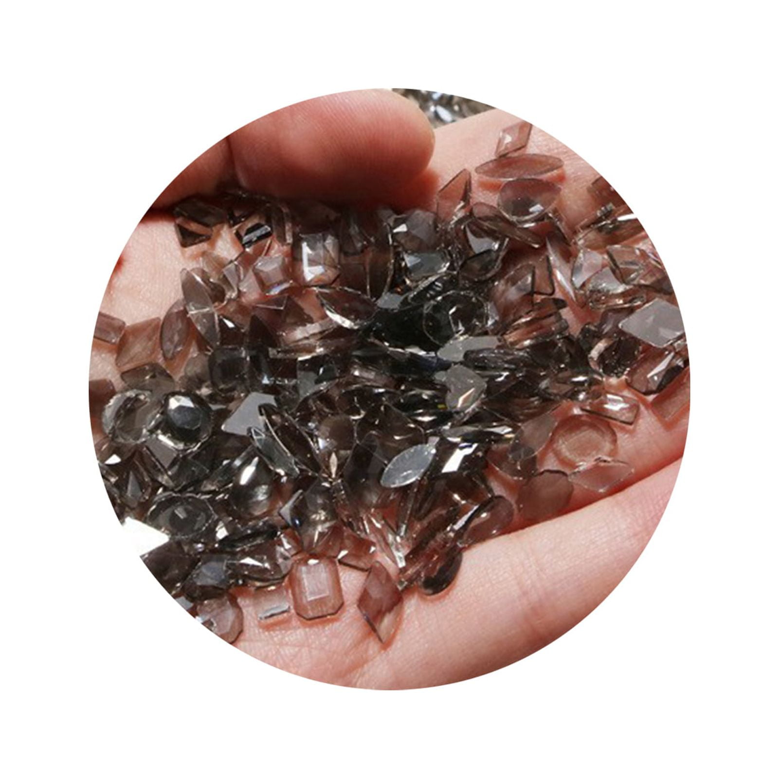 JHTongC 1 Box Nail Decoration Irregular Shape Shiny Visual Effect Vivid ...