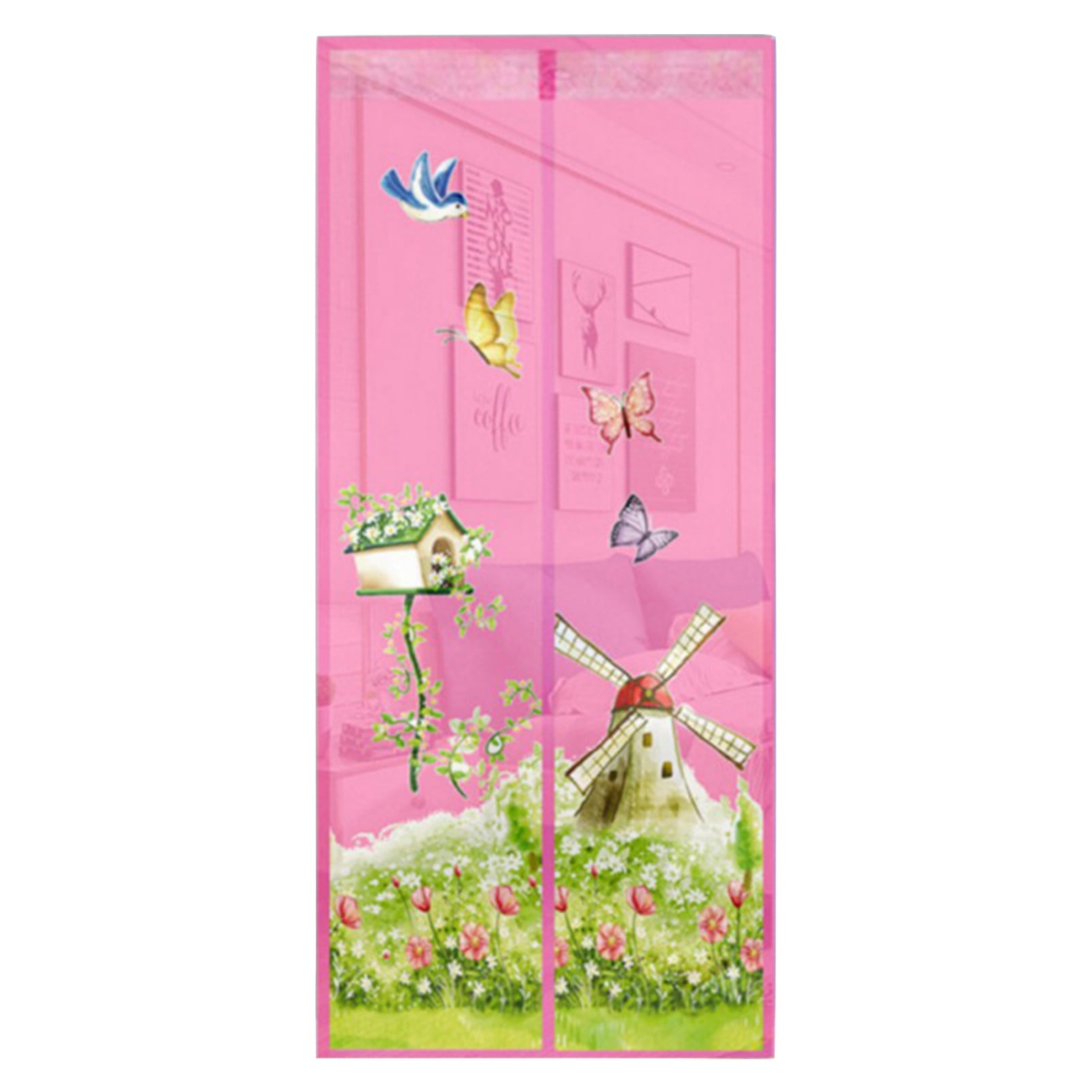 JHTongC Windmill Butterfly Anti Mosquito Magnetic Door Screen Curtain ...