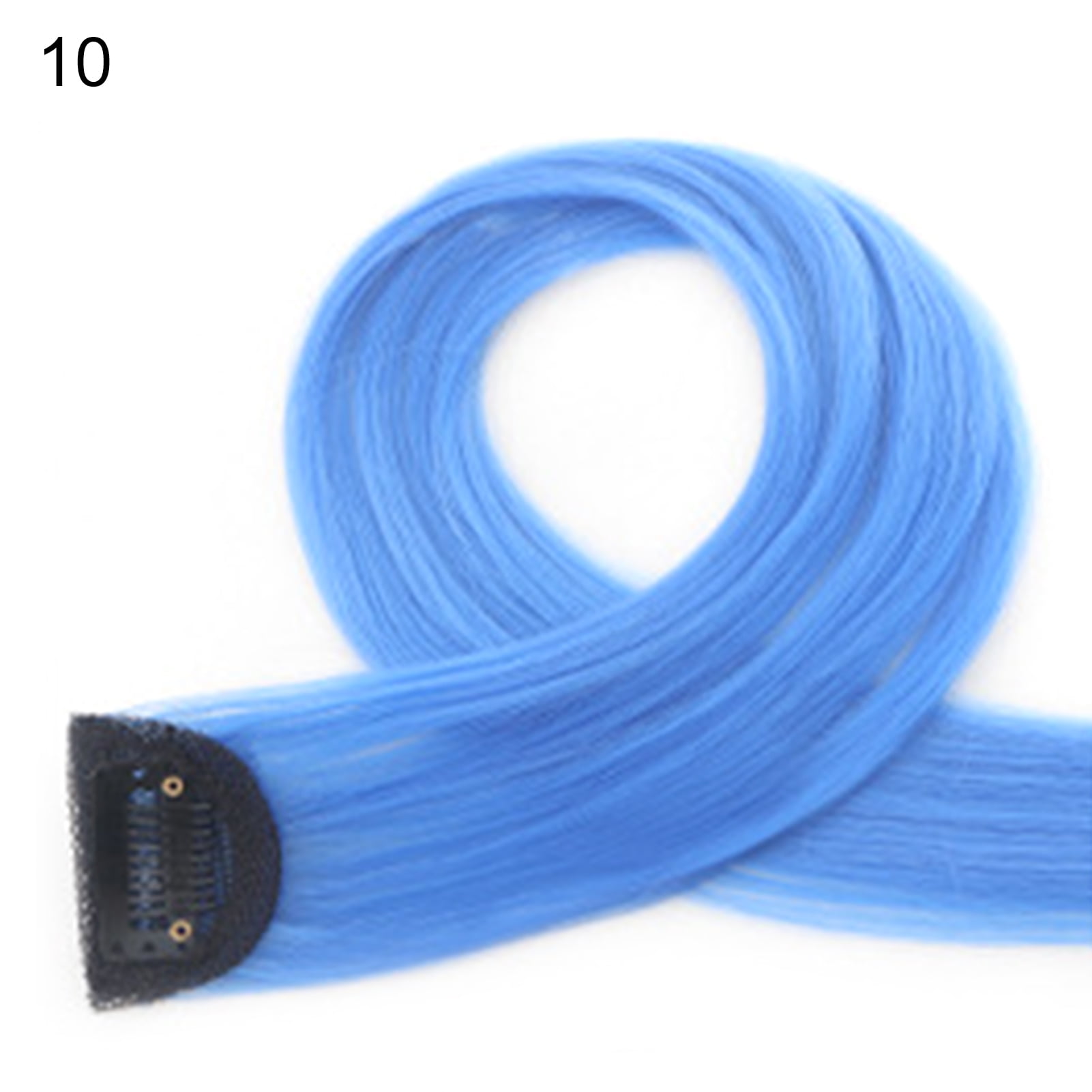 JHTongC Women Lady Multi Colors Long Straight Hanging Ear Wig Party ...