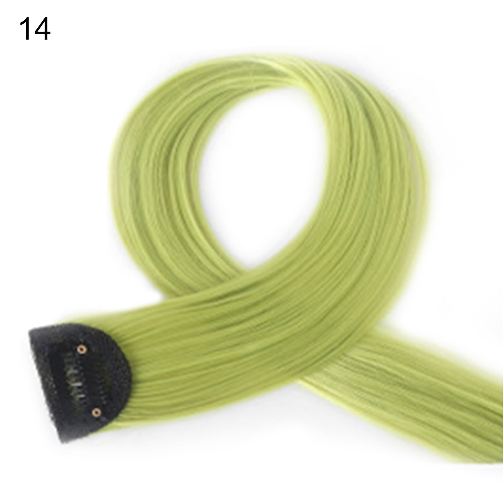 JHTongC Women Lady Multi Colors Long Straight Hanging Ear Wig Party ...