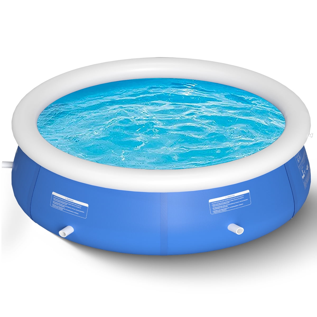 JHUNSWEN 12' x 33" Top Ring Above Ground Pool, Backyard Inflatable ...