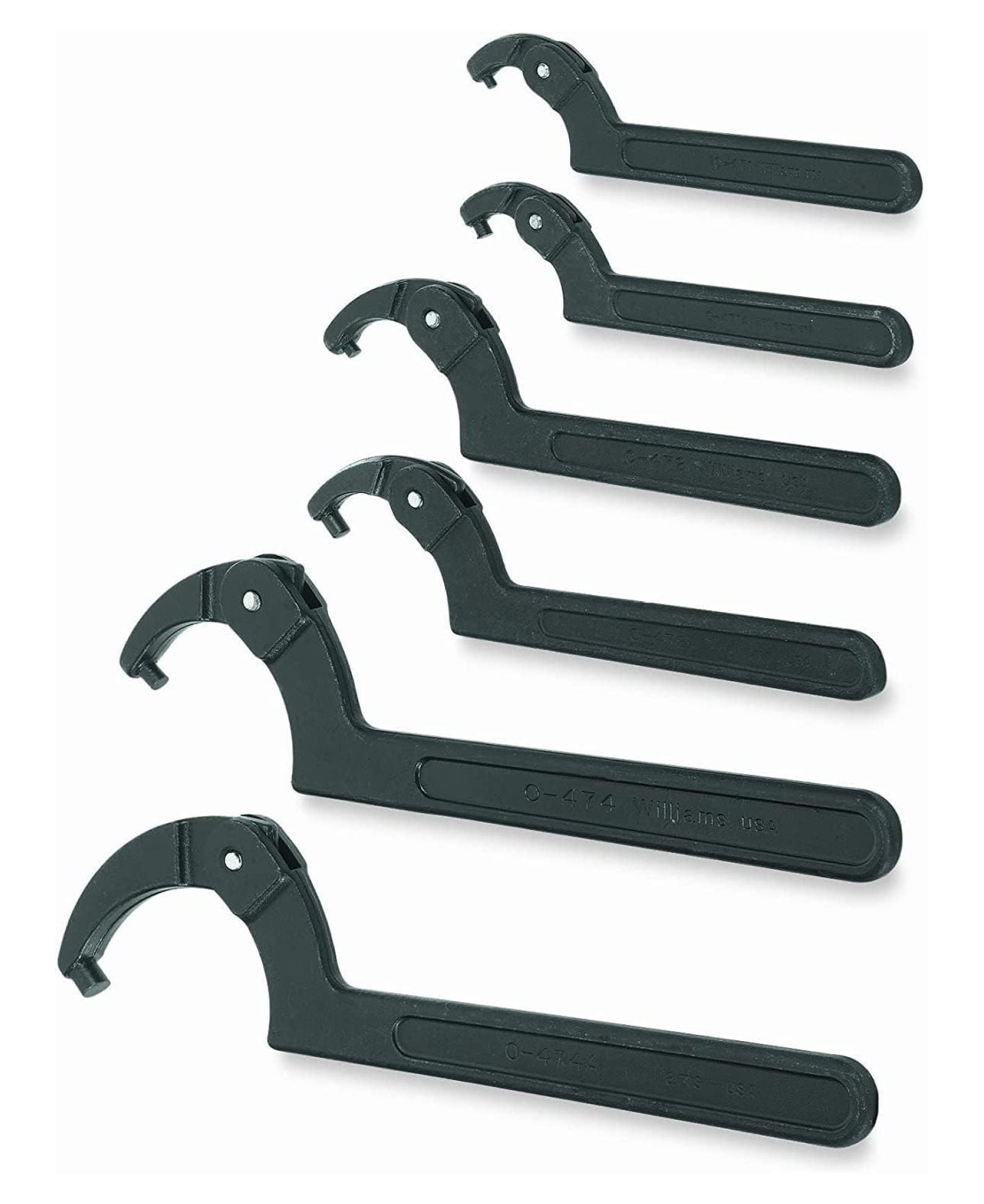 JHWWS-476 6-Piece Adjustable Pin Spanner Wrench Set, Ideal for ...