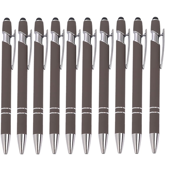 JHyouerji 10 Pcs Dual Function Metal Stylus Pens,Retractable Click Pens ...