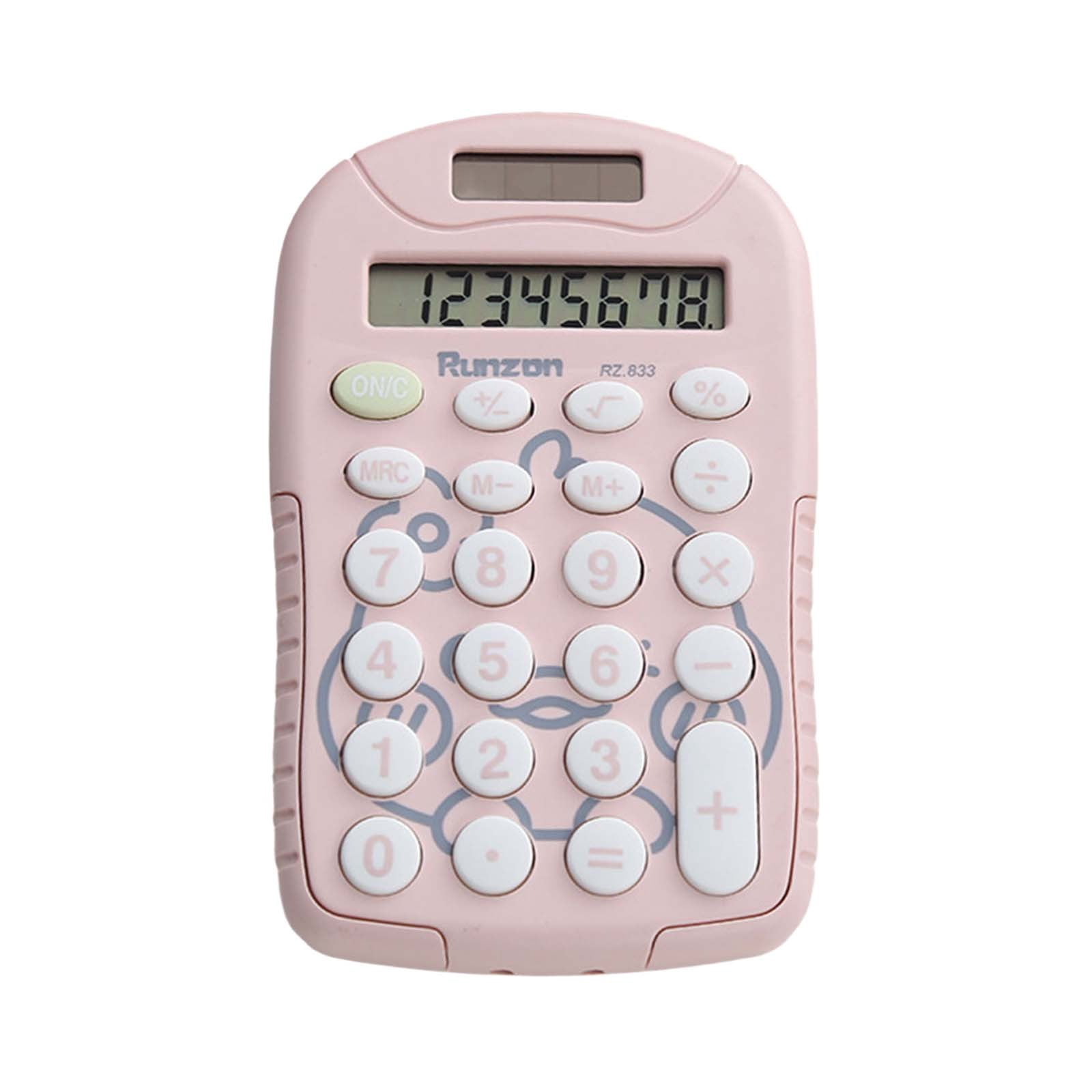JHyouerji Mini Calculators Pocket Size Handheld Portable LCD Display ...