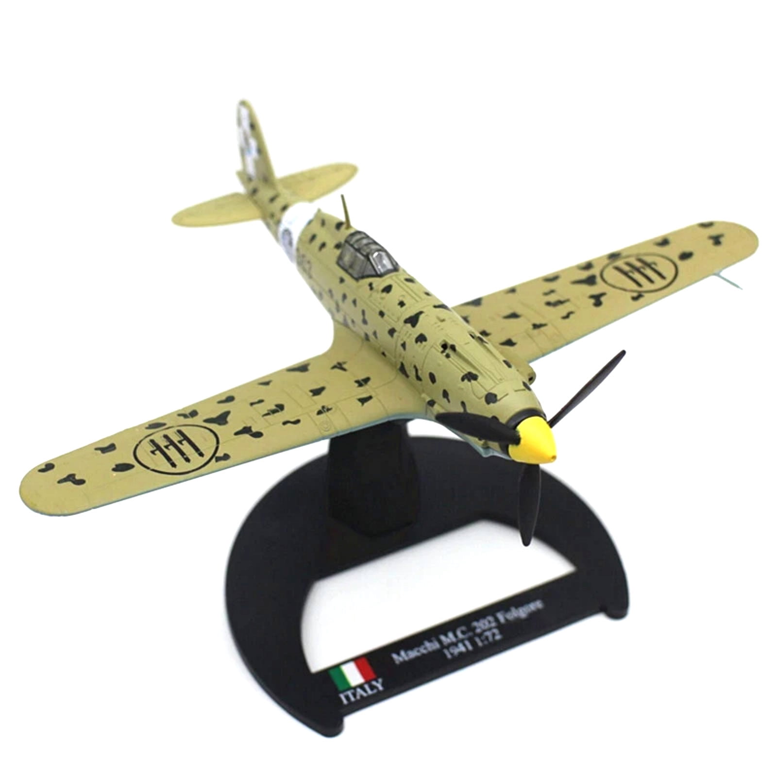 JIAHAOO 1:72 Scale Macchi MC.202 Folgore Fighter Model Die Cast Alloy ...
