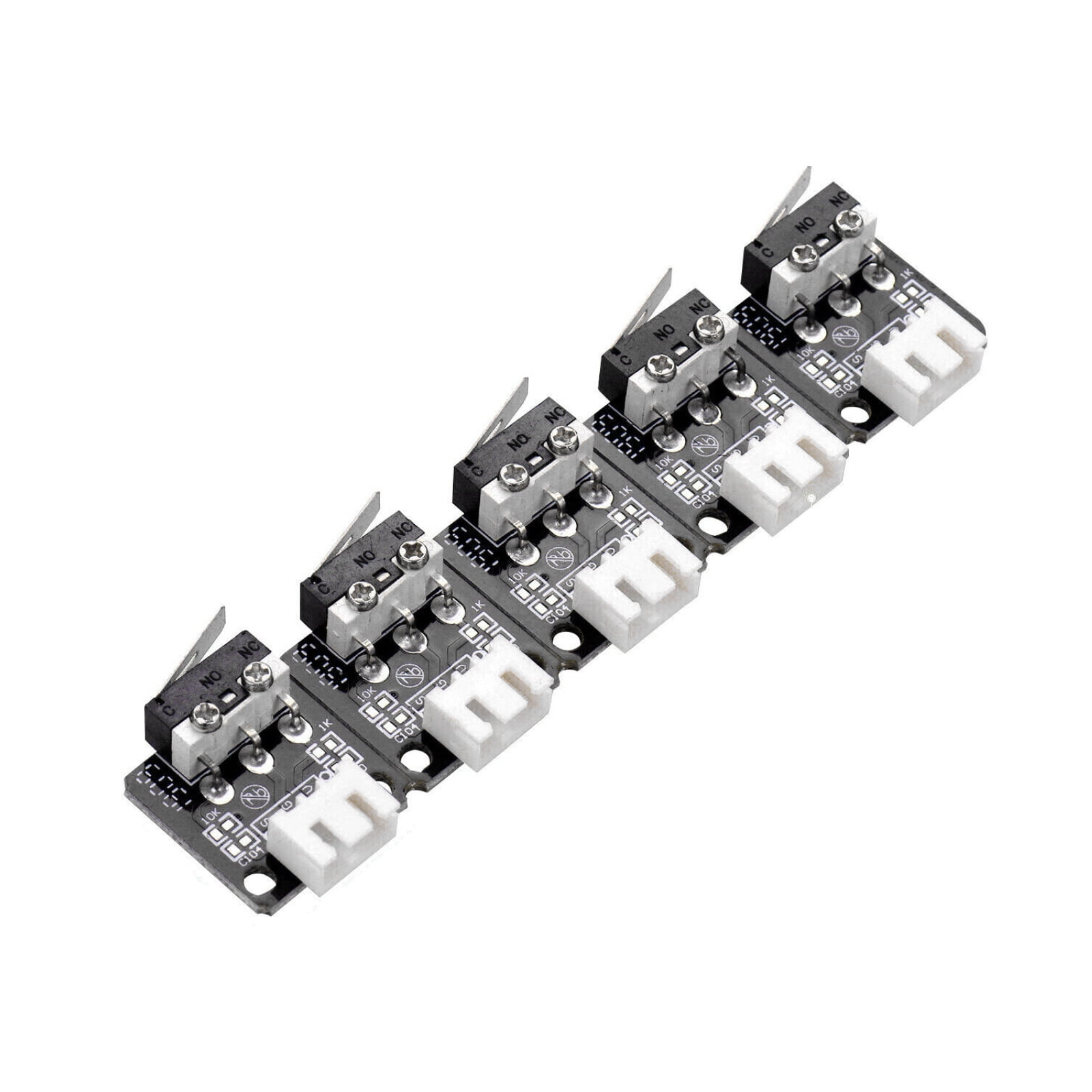 JIAHAOO 3D Printer 3Pin Limit Switch Set, 5PCS Mechanical, Compact ...