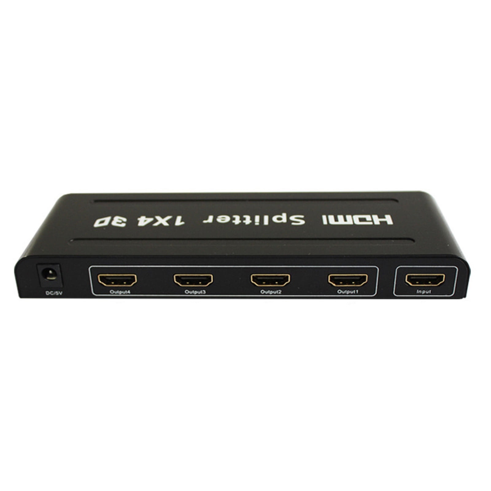 JIAHAOO 4K HD Splitter 1x4 3D Support HDCP Compliant for HDTV, DVD, PS4 ...