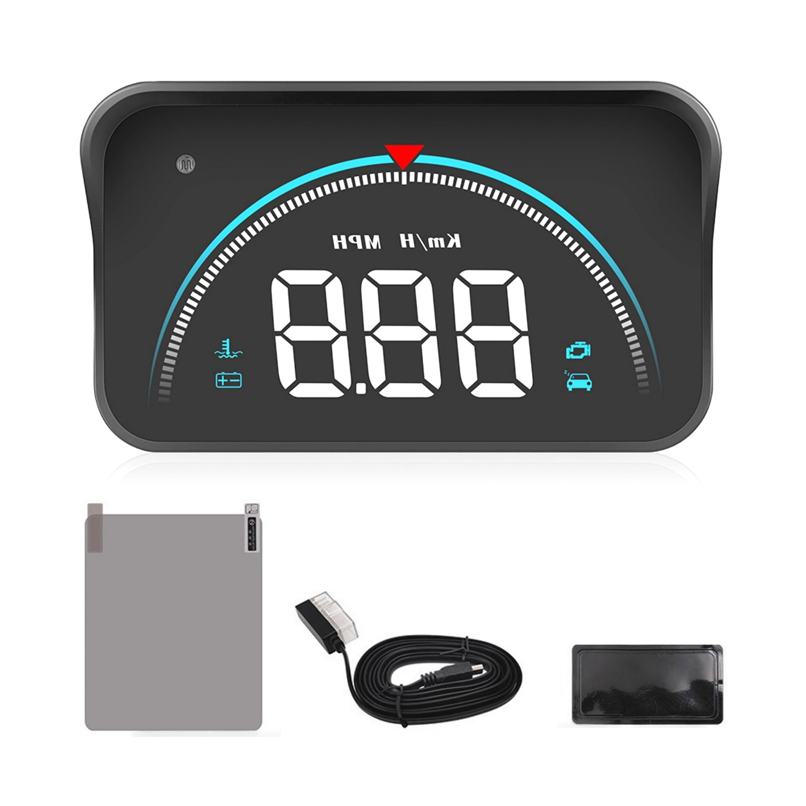 JIAHAOO Car HUD Display for Speed Mileage Voltage for enhanced driving ...