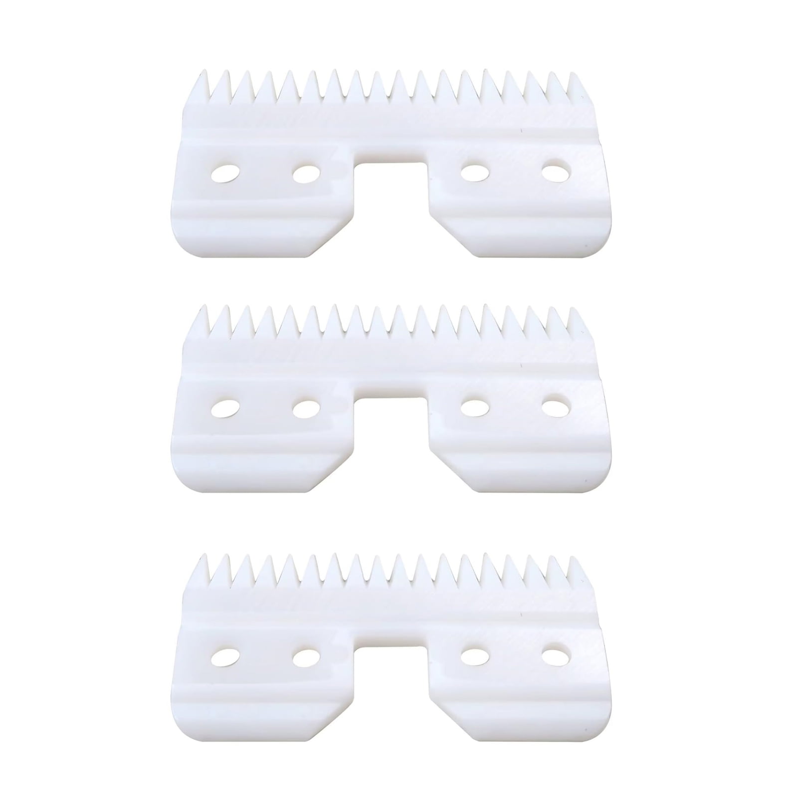 JIAHAOO Ceramic Replacement Clipper Blade 18 Teeth 3 Pack Sharp Cool ...