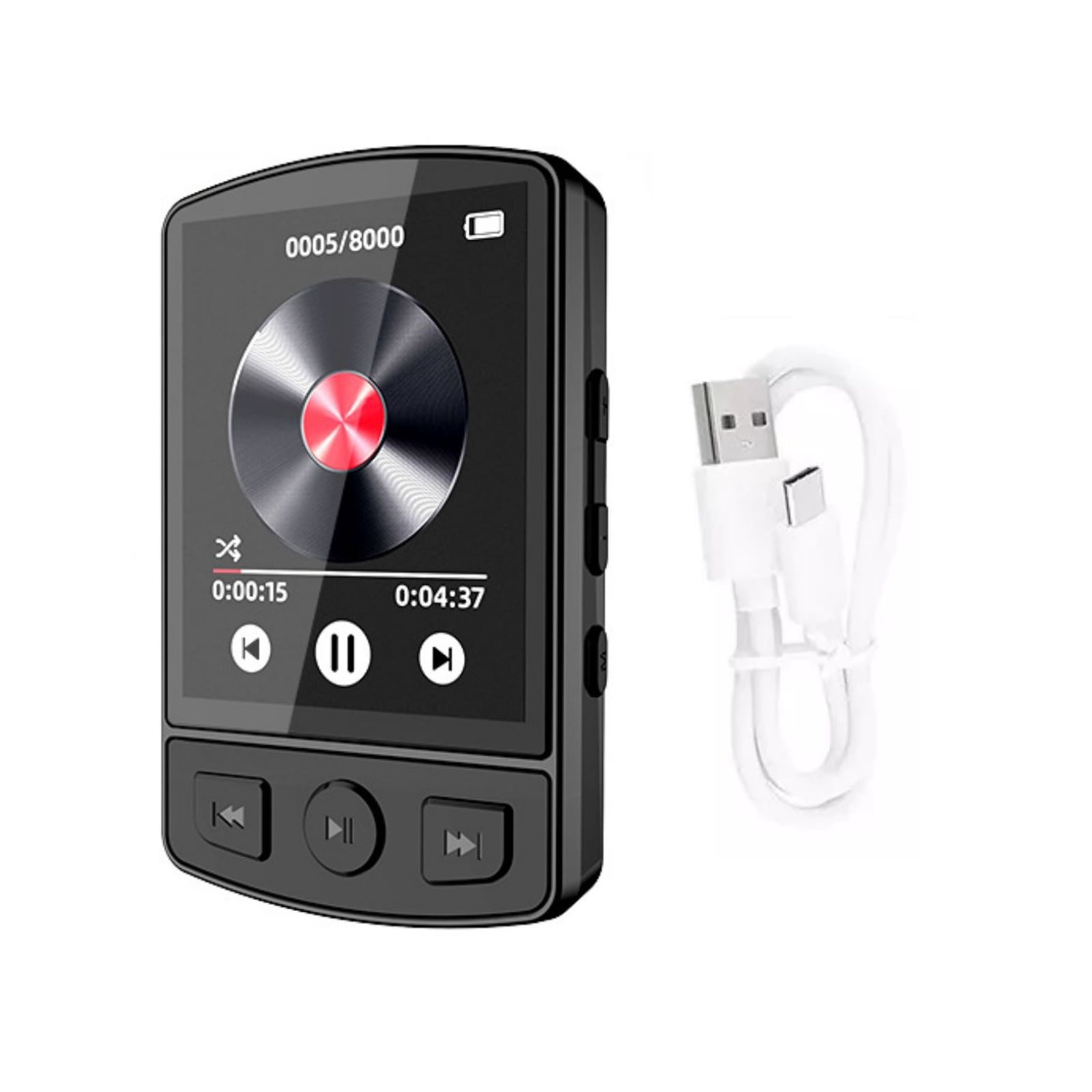 JIAHAOO Compact MP3 Player with 3.5mm Headphone Jack for Music ...
