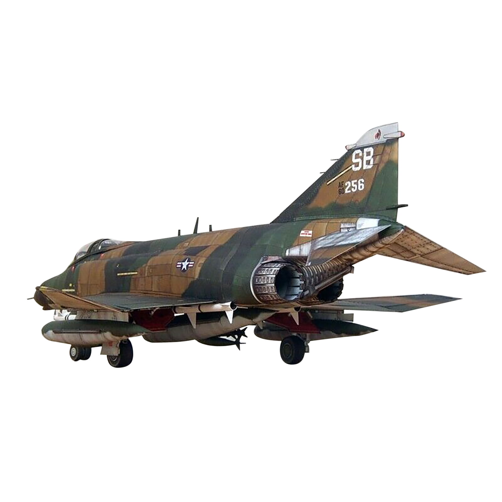 JIAHAOO DIY Paper Plane Model 1:33 Scale US F-4B Fighter for Military ...
