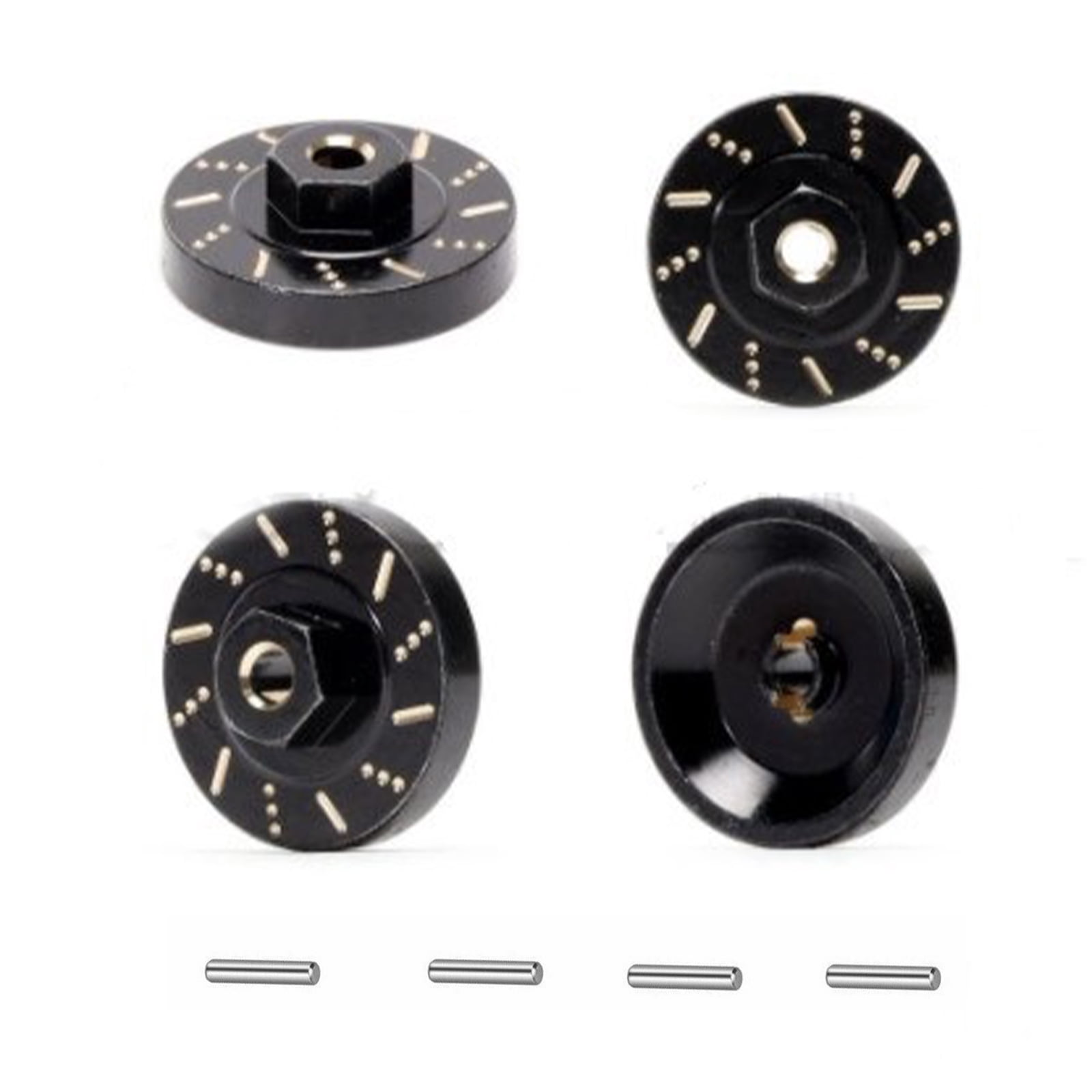 JIAHAOO Durable Brass Wheel Hex Adapter for AXIAL RC Cars Prevents ...