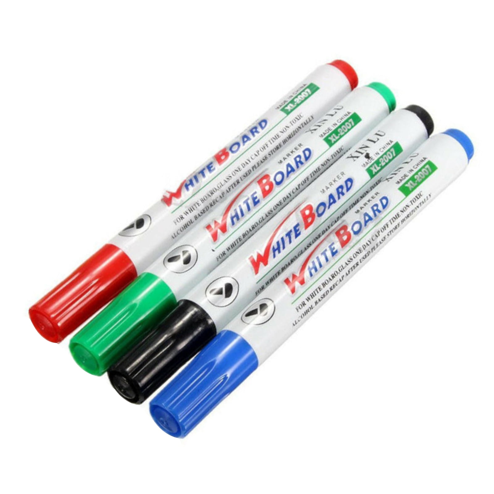 JIAHAOO Durable Whiteboard Writing Pens Easy-to-Erase Ink, 4 Colors for ...