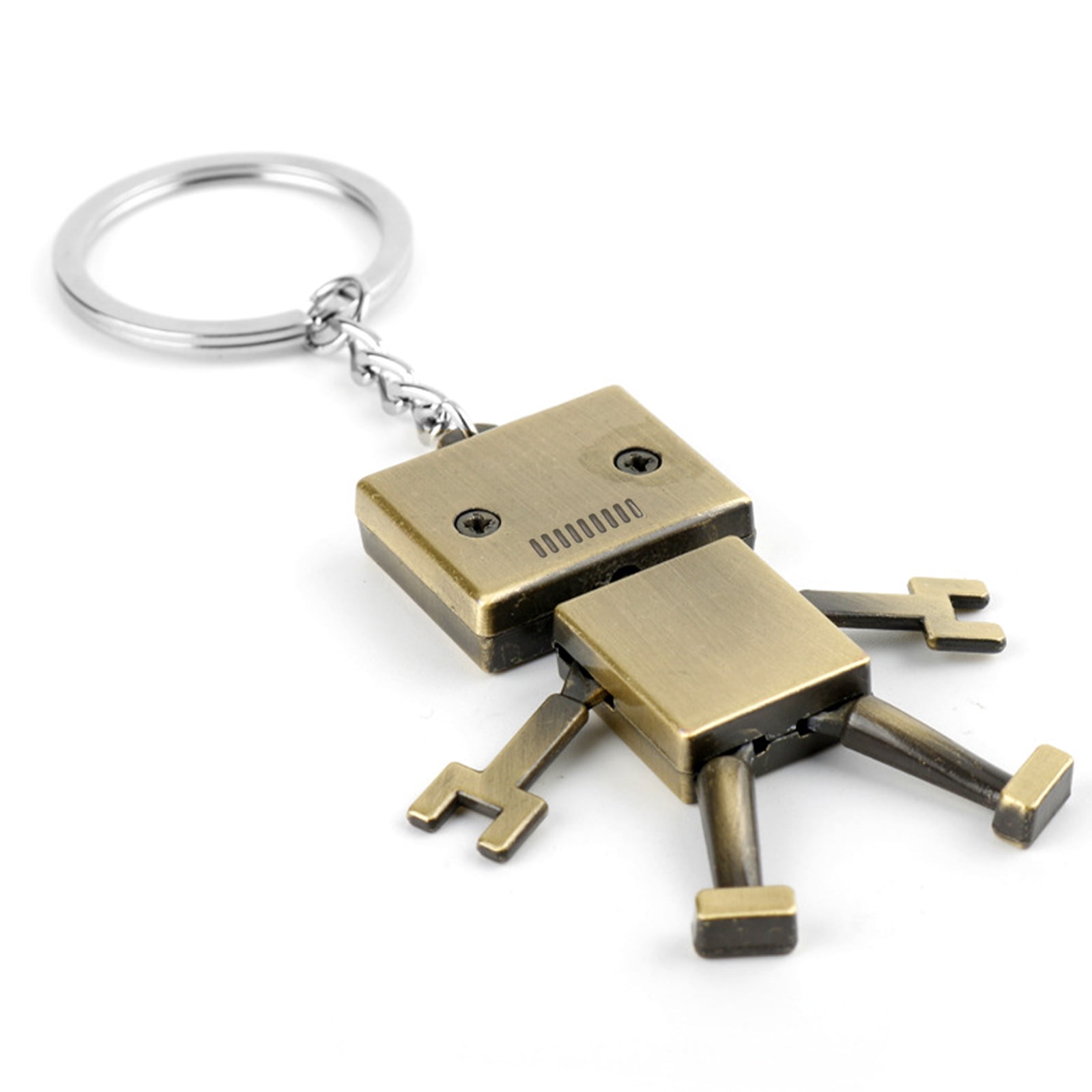 JIAHAOO Fashionable Metal Robot Keychain Touch Fun to Keys, Ideal for ...