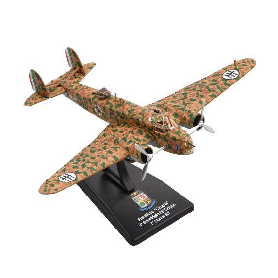 JIAHAOO Fiat BR.20 Cicogna Stork Bomber Model for Italian Air Force ...
