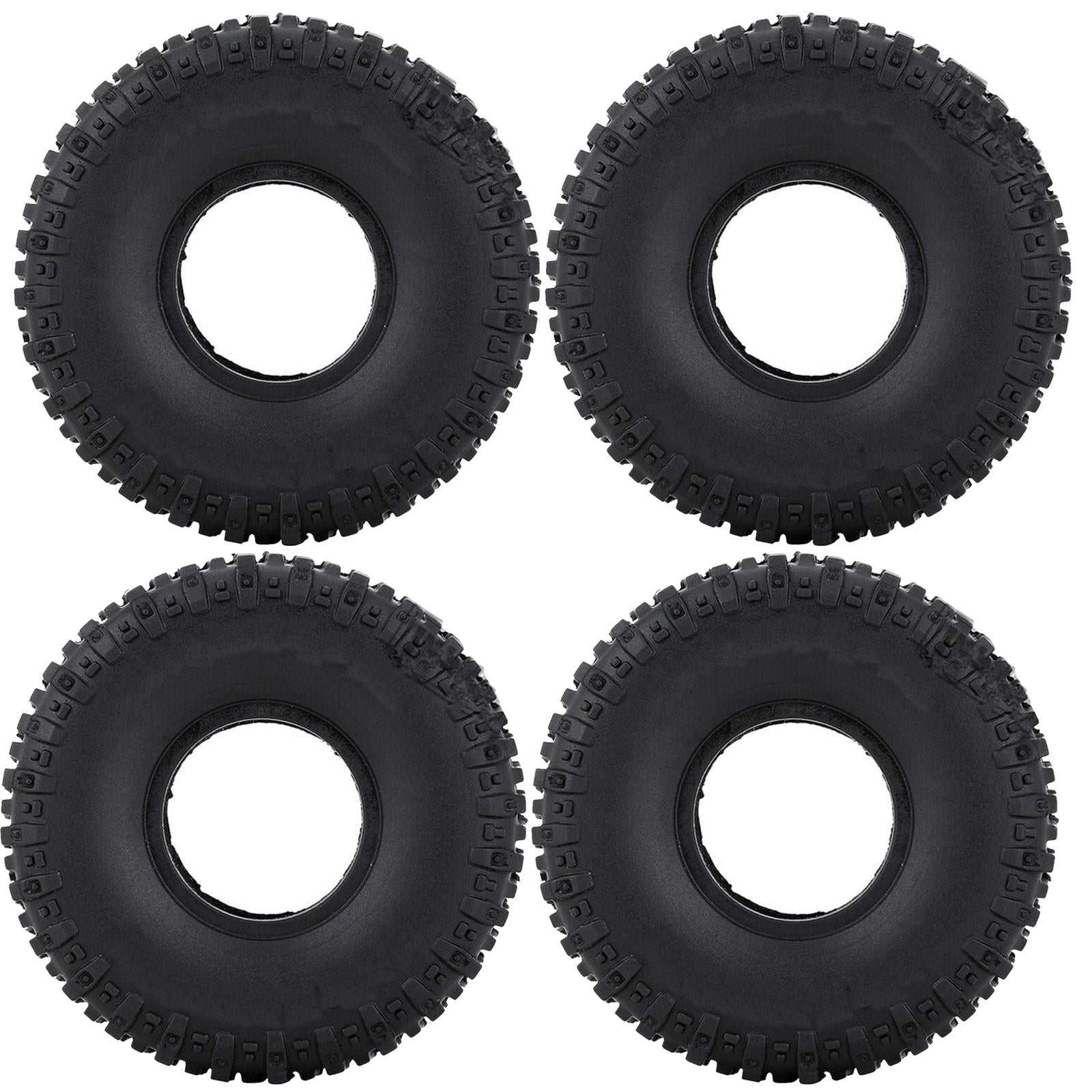 JIAHAOO For Axial SCX24 Crawler Tires 1.0" Wheel, 60mm OD, 20mm Wide ...