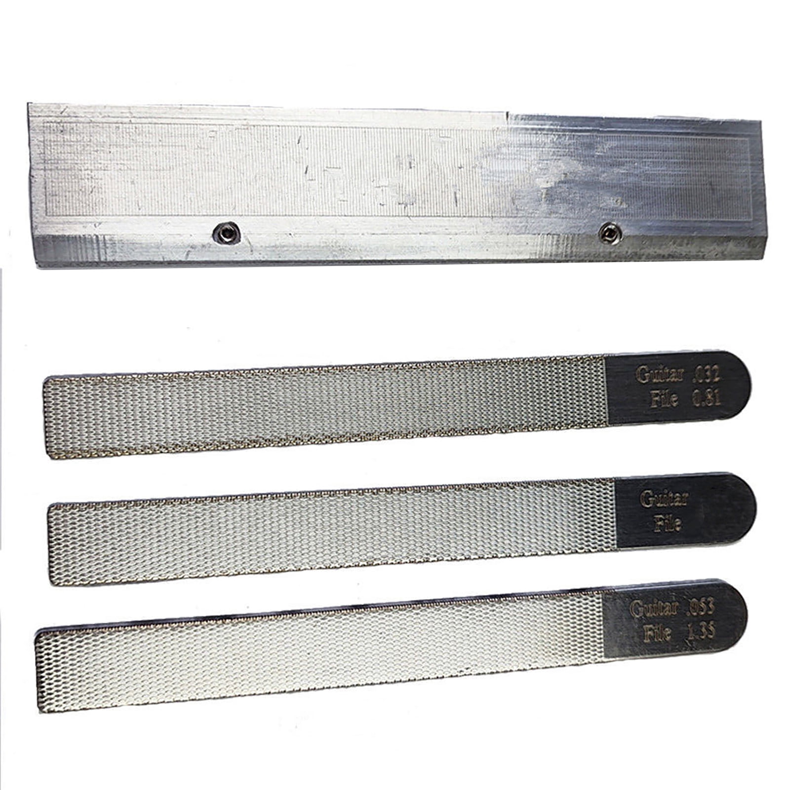 JIAHAOO Guitar Luthier File Set for Smooth Frets Rustproof Steel ...