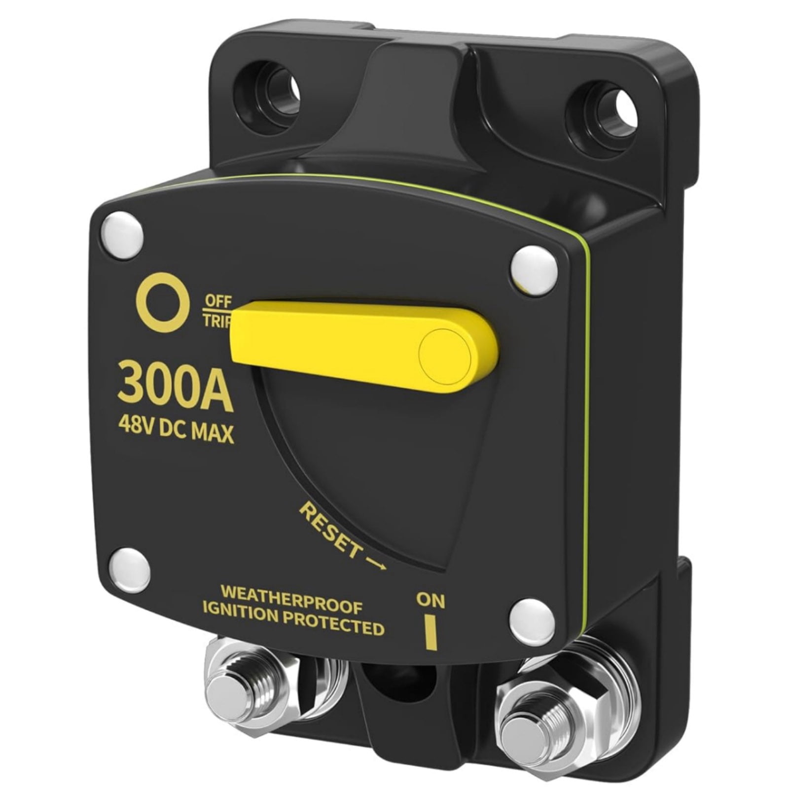 JIAHAOO Heavy Duty 300 Amp DC Circuit Breaker Stable Performance 5/16 ...