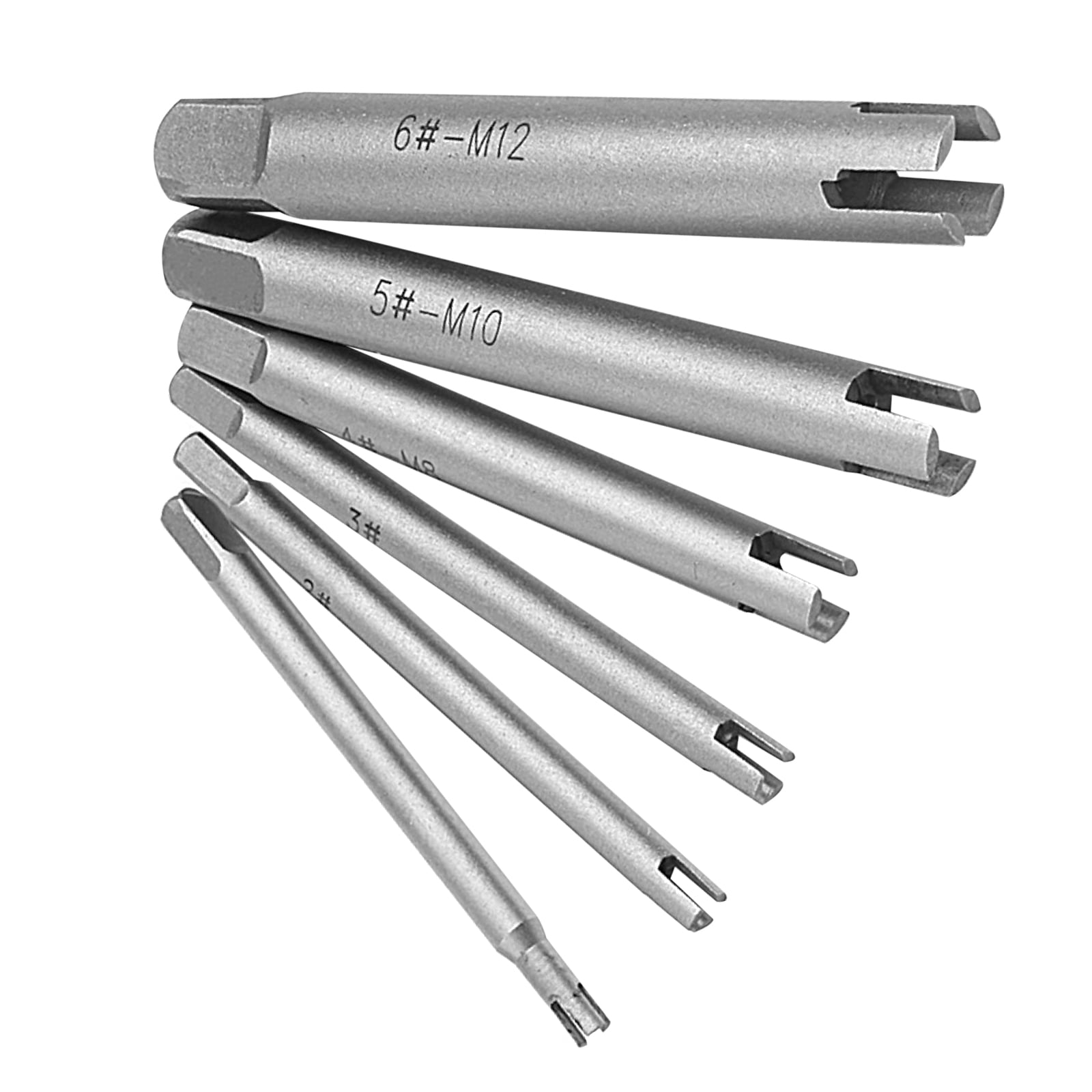 JIAHAOO High Speed Steel Tap Remover Set 5 Pieces 2#-6# Broken Screw ...