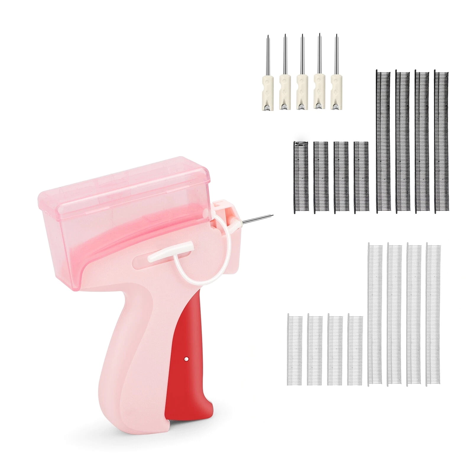 JIAHAOO Instant Stitch Sewing Gun Kit for Fabric Quick Fixing Portable ...