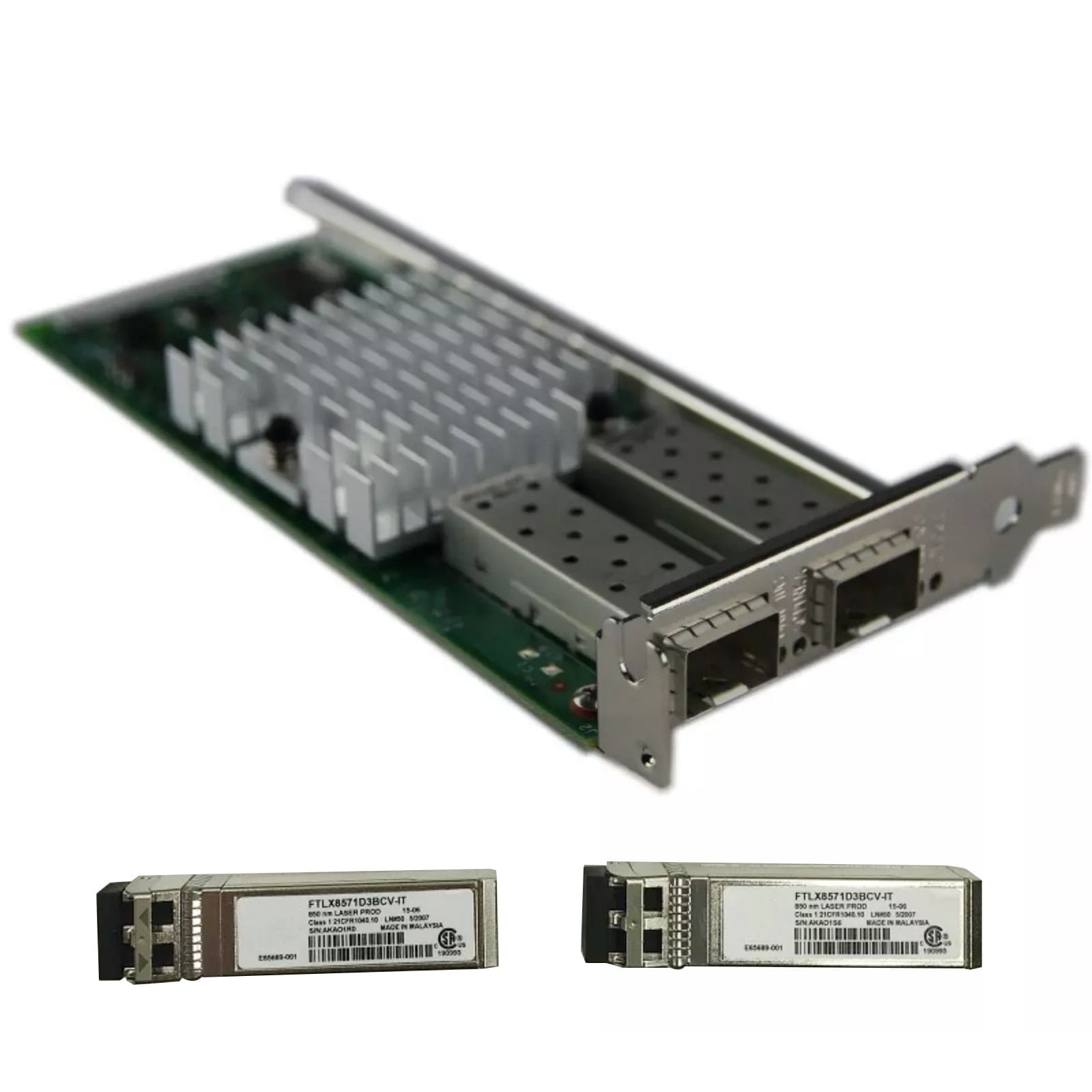 JIAHAOO Intel 82599ES PCI E X520 Ethernet Adapter With Dual SFP Ports ...