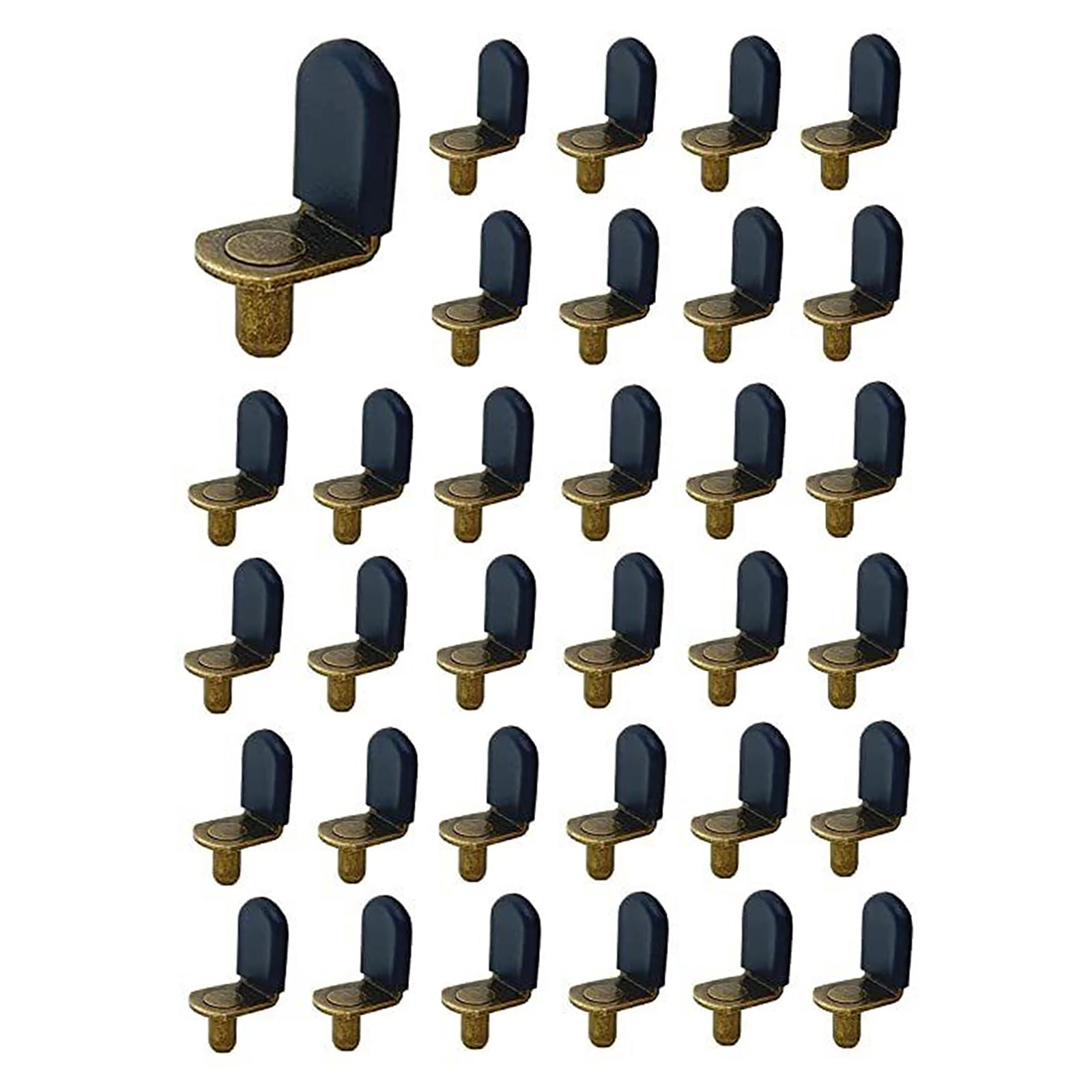 JIAHAOO Iron Shelf Support Pins 40PCS 6mm L-Shaped For Pantry Shelving ...