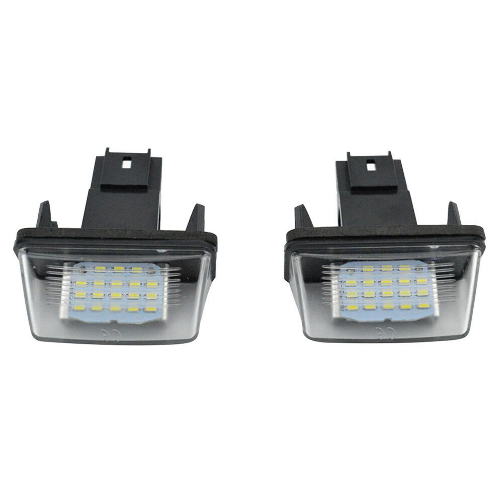 JIAHAOO LED License Plate White Lights for Citroen C3 C4 C5 Peugeot 206 ...