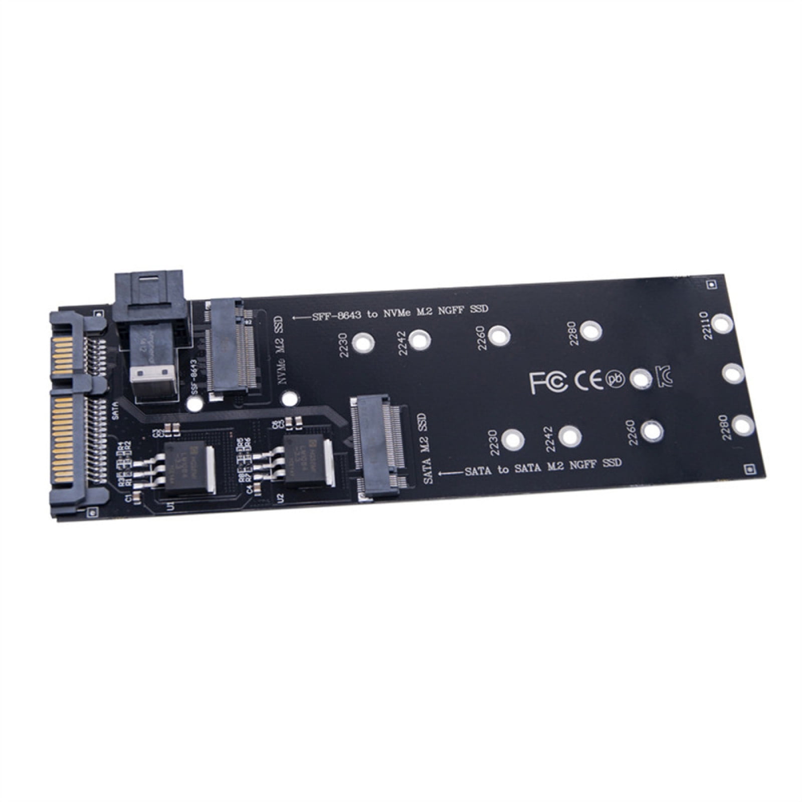JIAHAOO M.2 SSD to SFF 8643 SATA Adapter Supports NVMe and SATA ...