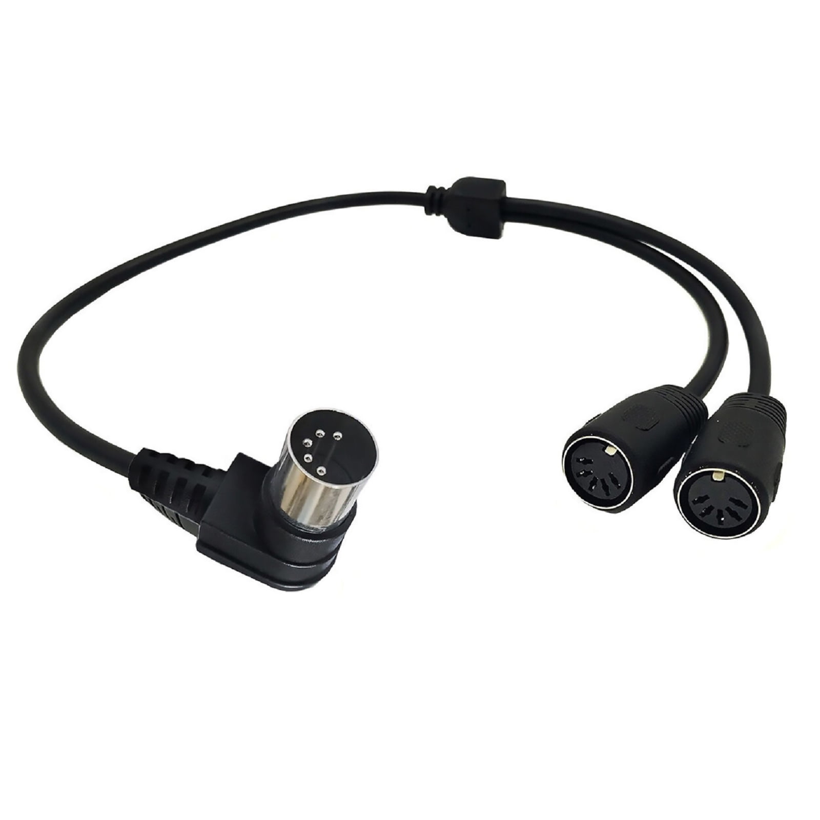 JIAHAOO Musical Instrument MIDI Splitter Cable 5 Pin DIN Male to Dual ...