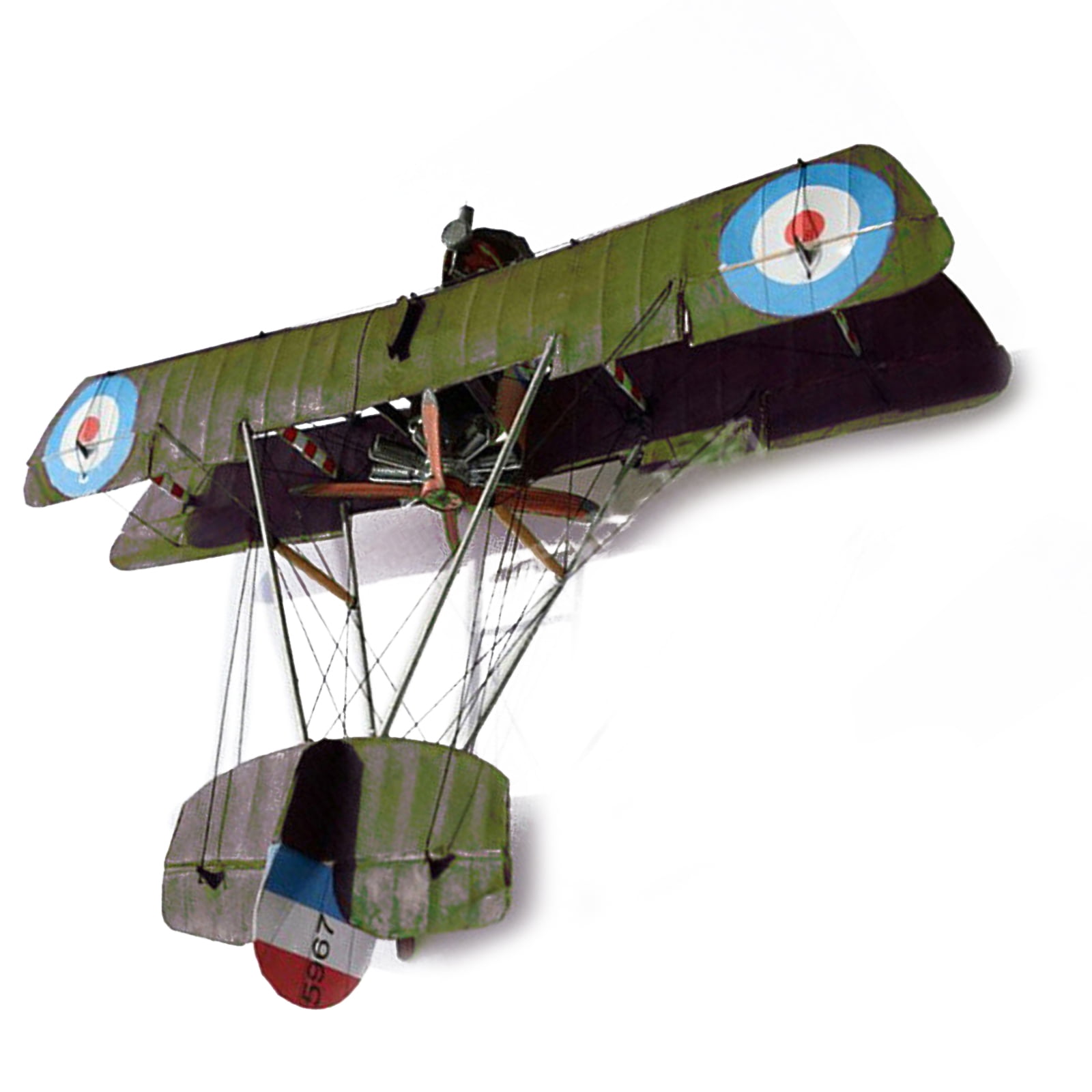 JIAHAOO Precision Paper Model Kit for Collectors - British Airco DH.2 ...