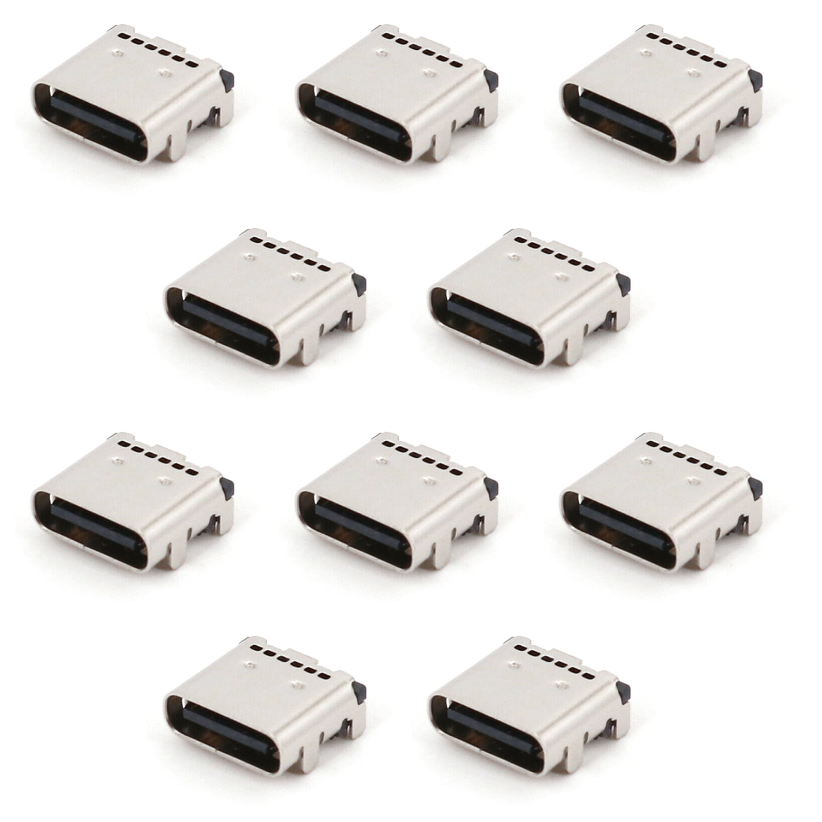 JIAHAOO Professional Type C Female Connectors 5A Rated Stainless Steel ...