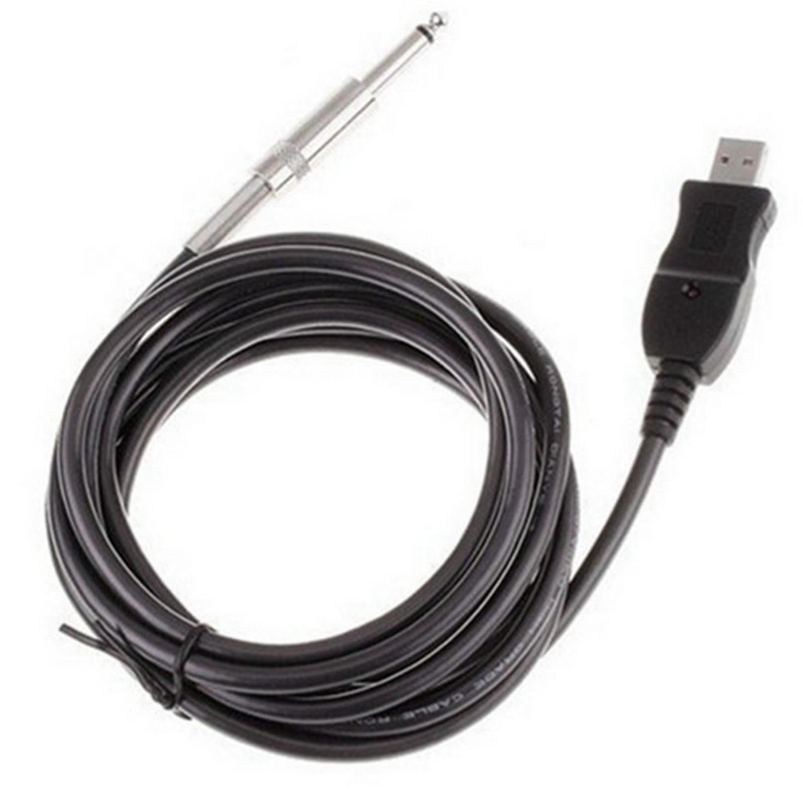 JIAHAOO Quality USB Recording Cable for Guitars & Mics, Featuring Sound ...