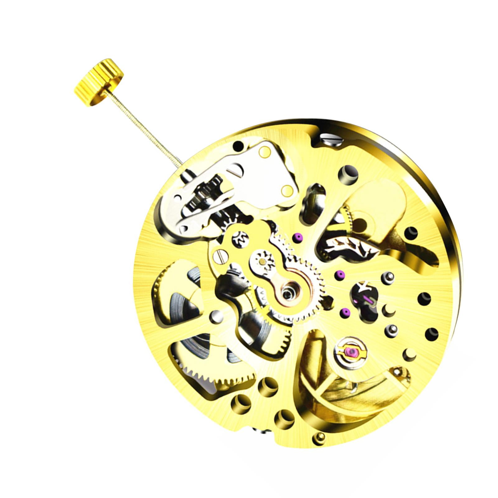 JIAHAOO Quality Watch Movement with Dual Time Zones Central Hands, 5 ...