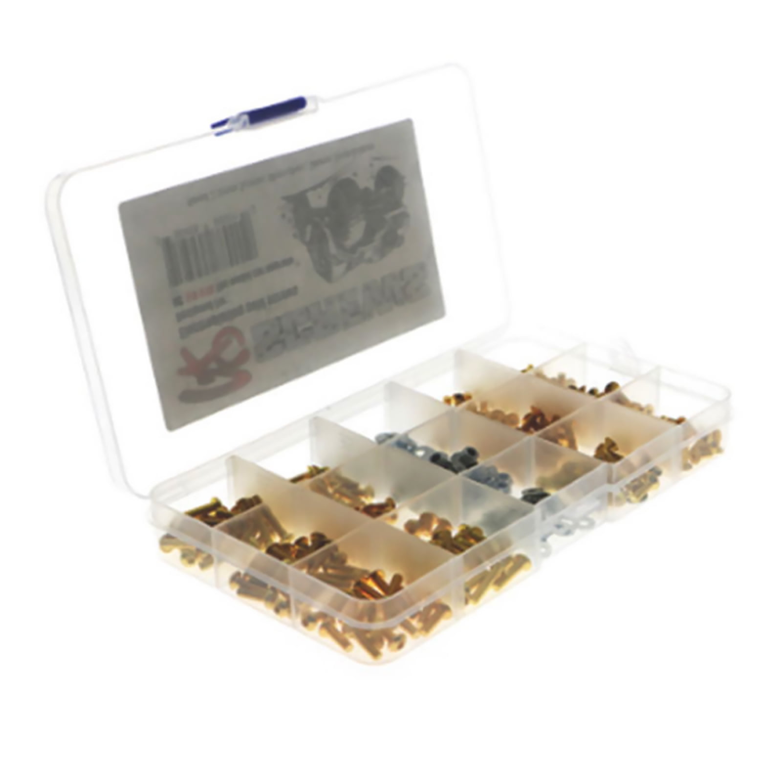 JIAHAOO RC Model Screw Fastener Kit 330pcs M3 Round Flat Head Gold for ...