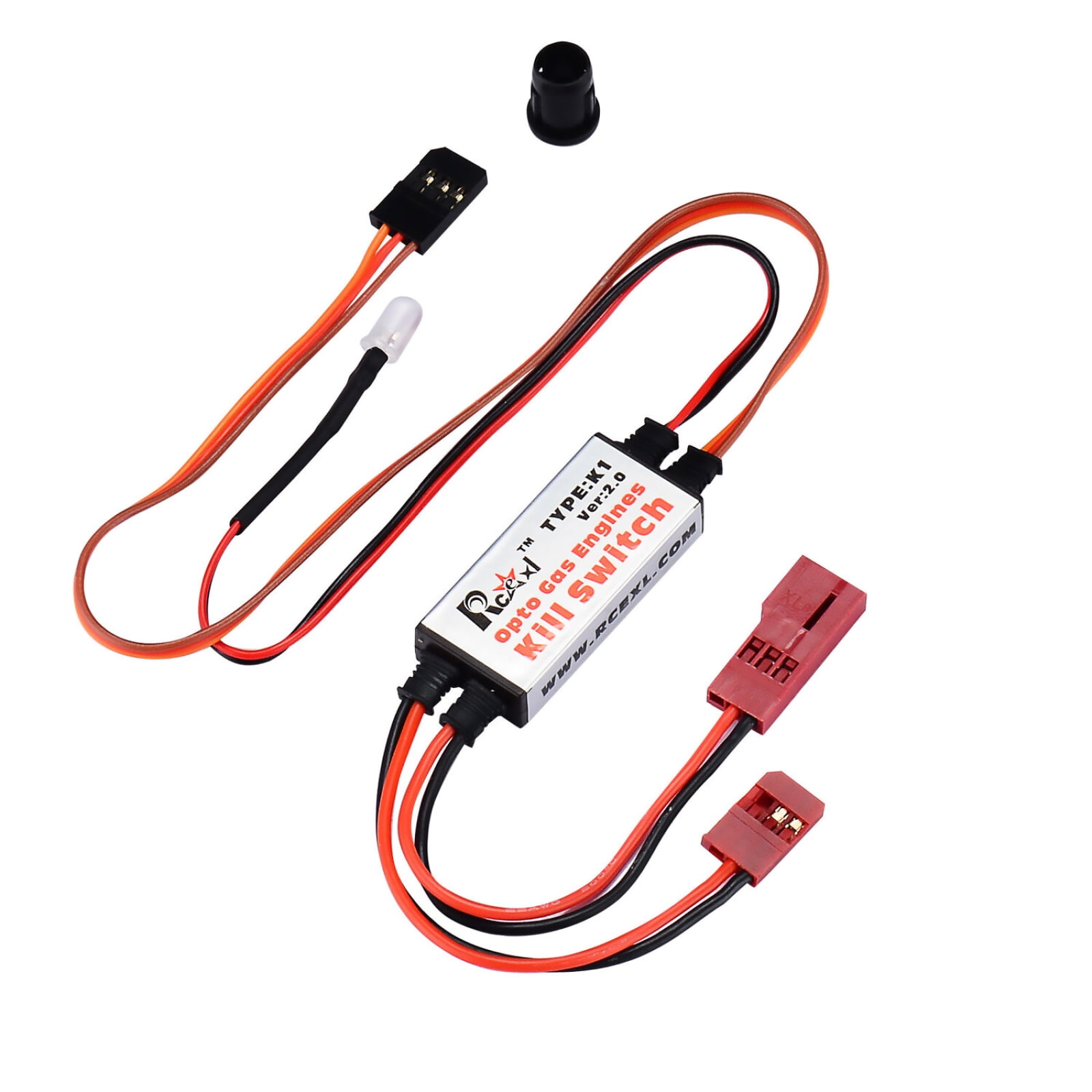 JIAHAOO Remote Control CDI Switch for RC Models 6-20V Input LED ...