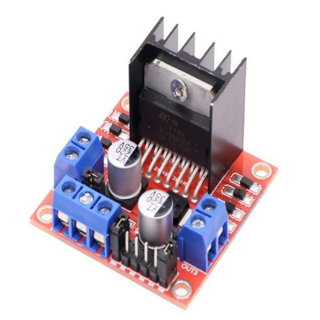 JIAHAOO ST L298N Chip-Based Motor Driver Module Directly Powers 2 DC ...
