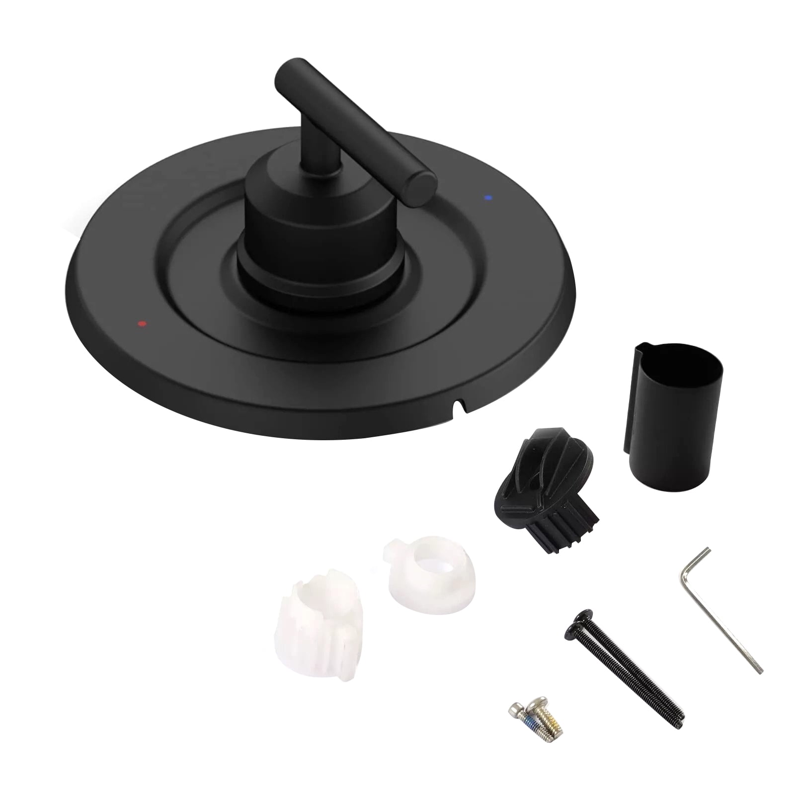 JIAHAOO T2901 Shower Trim Kit Matte Black for Moen Valves 2510 Series ...