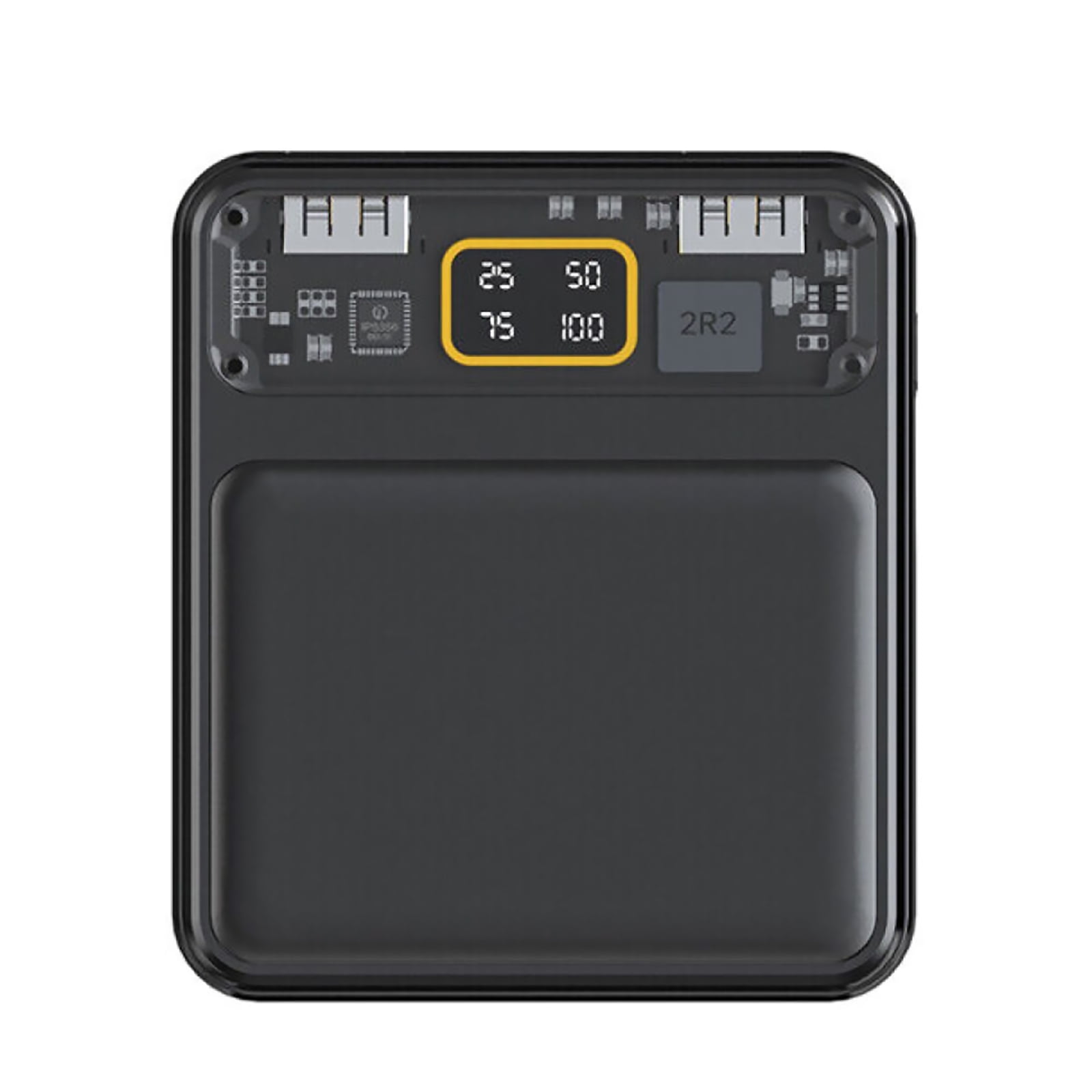 JIAHAOO Transparent Circuit Power Bank DIY Case Dual USB Ports 5V 2A ...