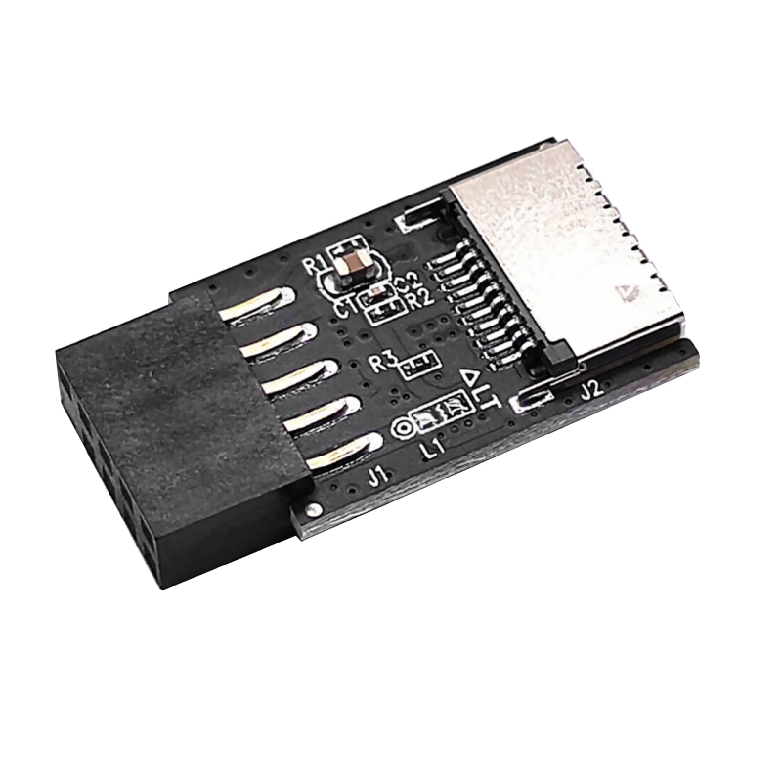 JIAHAOO USB 2.0 9 Pin Front Panel Adapter Convert to Type C Interface ...