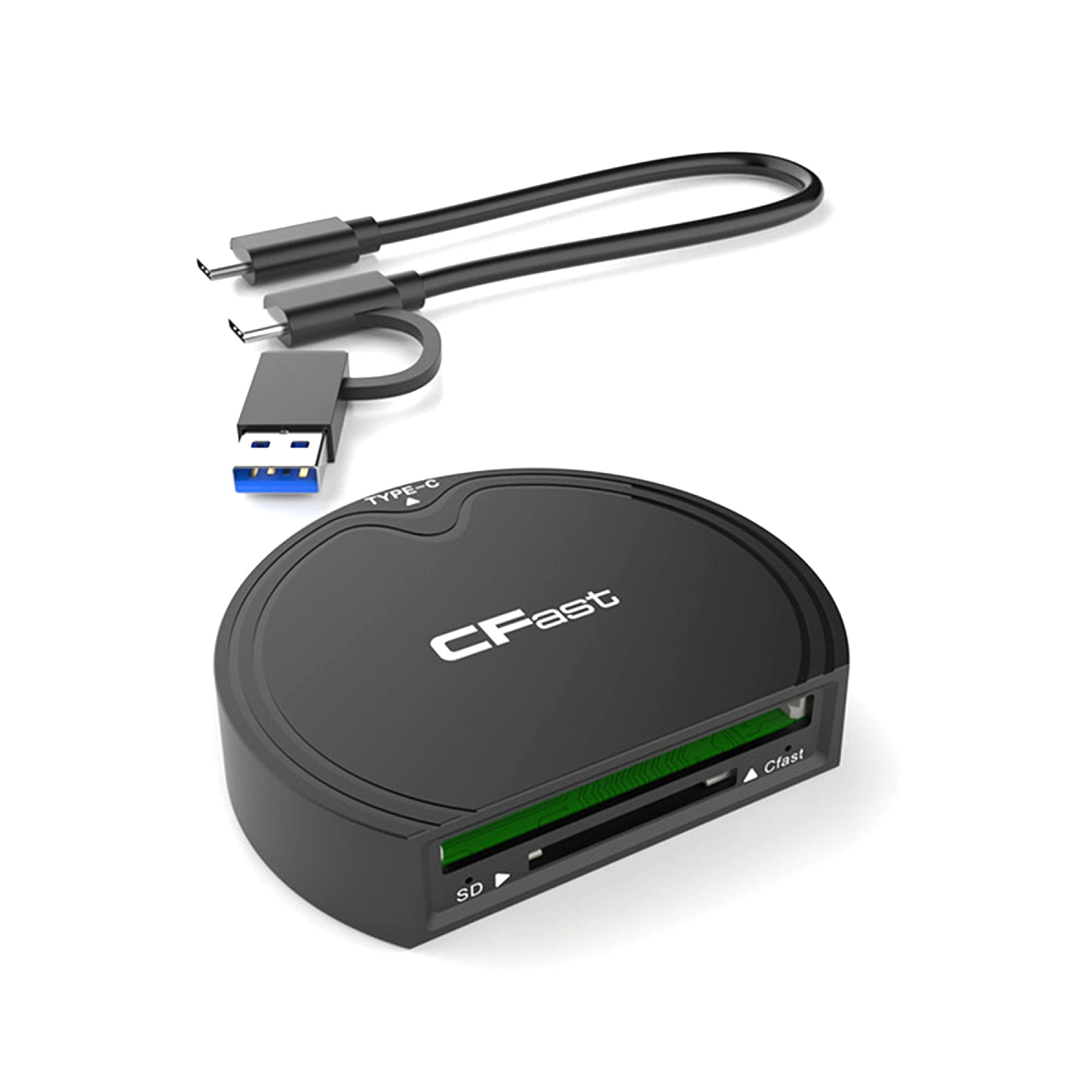 JIAHAOO USB3.2 Gen2 CFast 2.0 SD Card Reader 10Gbps Data Transmission ...
